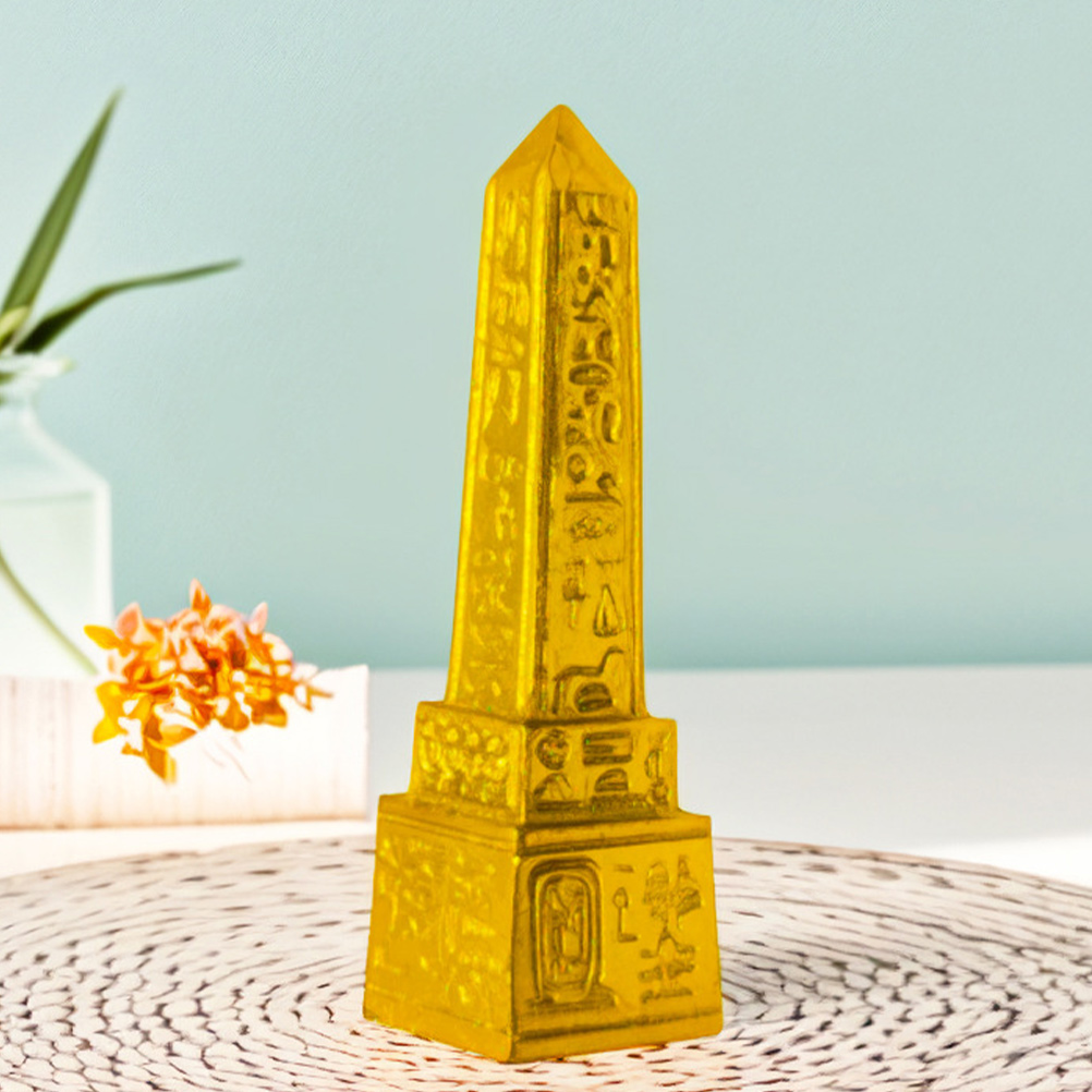 WHAMVOX Sphinx Model Sphinx Statue Office 10.00X3.00X3.00CM Golden ...