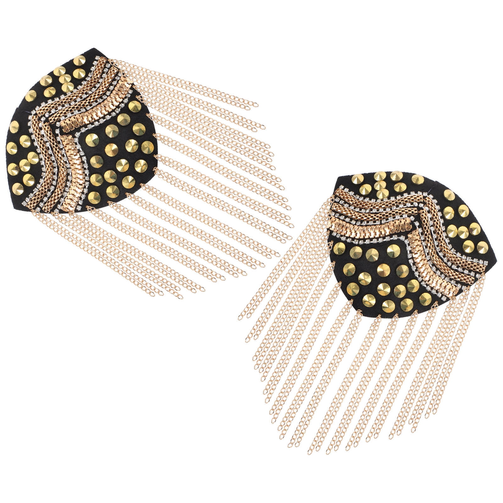 WHAMVOX Spike Rivet Epaulet Shoulder Epaulets Mark Exquisite Detail ...