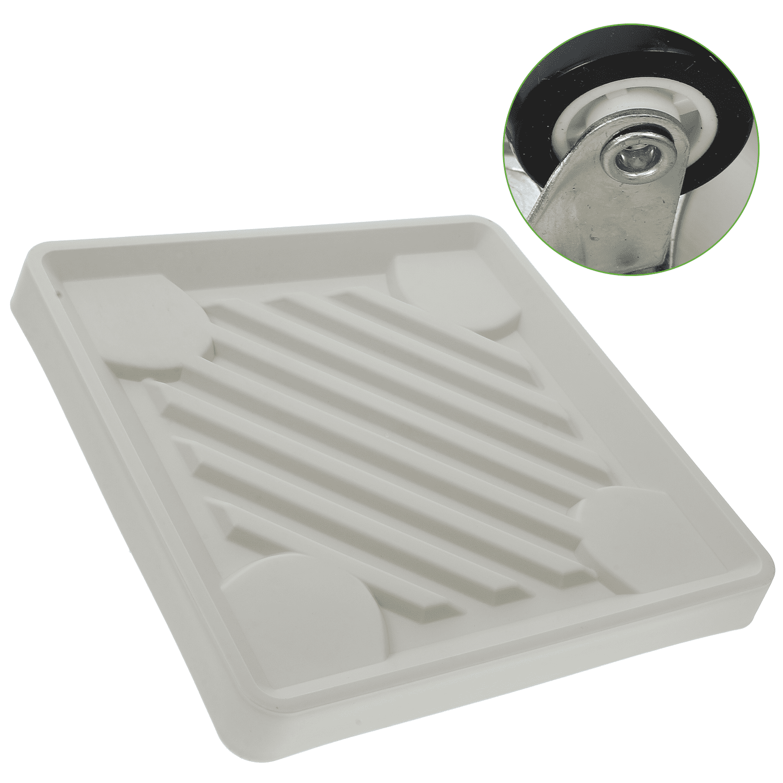 WHAMVOX Square Plant Stand With Wheels Heavy Duty Plant Dolly With ...