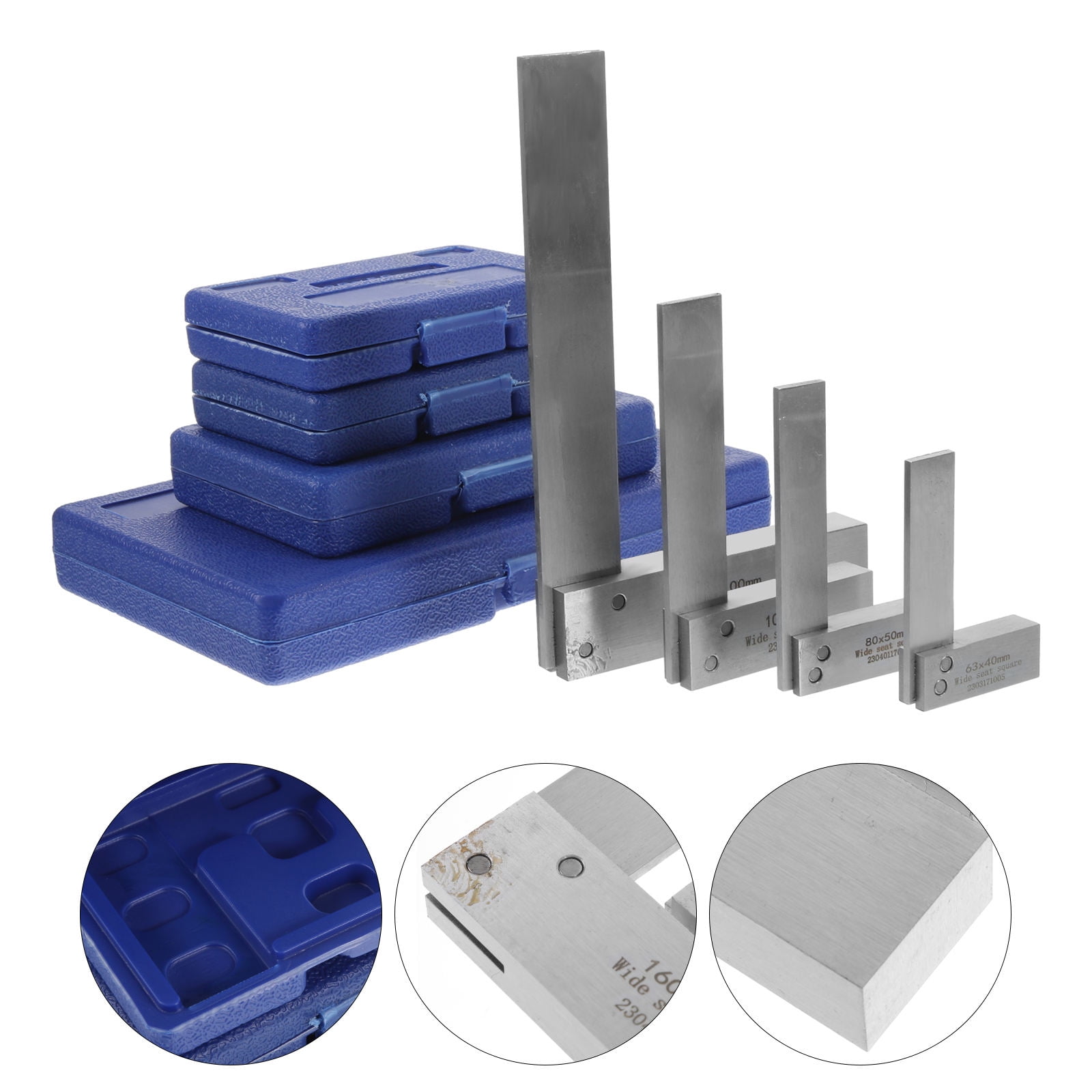 WHAMVOX Square Steel Square Tool Set Degree Square Comprehensive Set ...