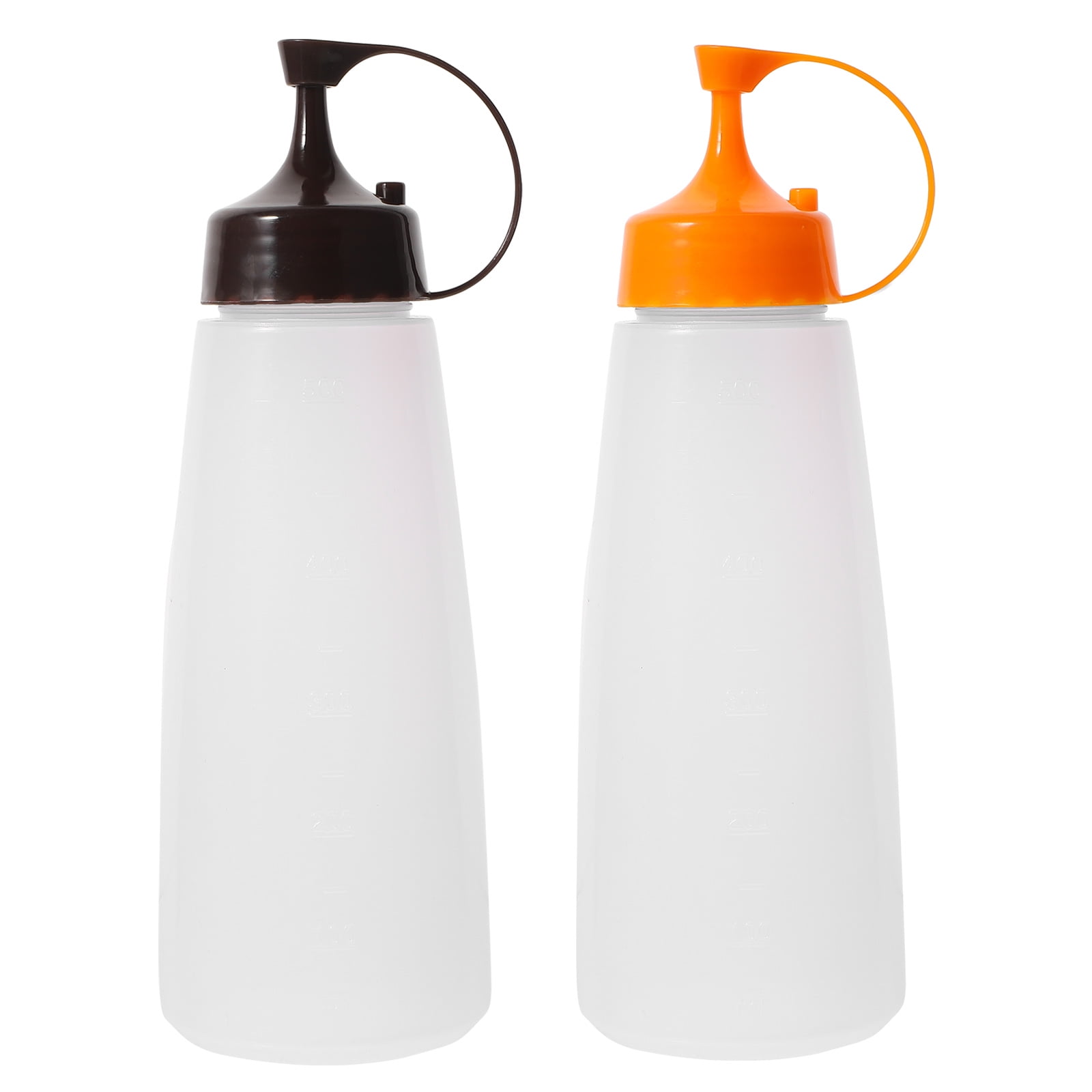 WHAMVOX Squeeze Bottles with Sharp Beak Design for Kitchen Use Assorted ...