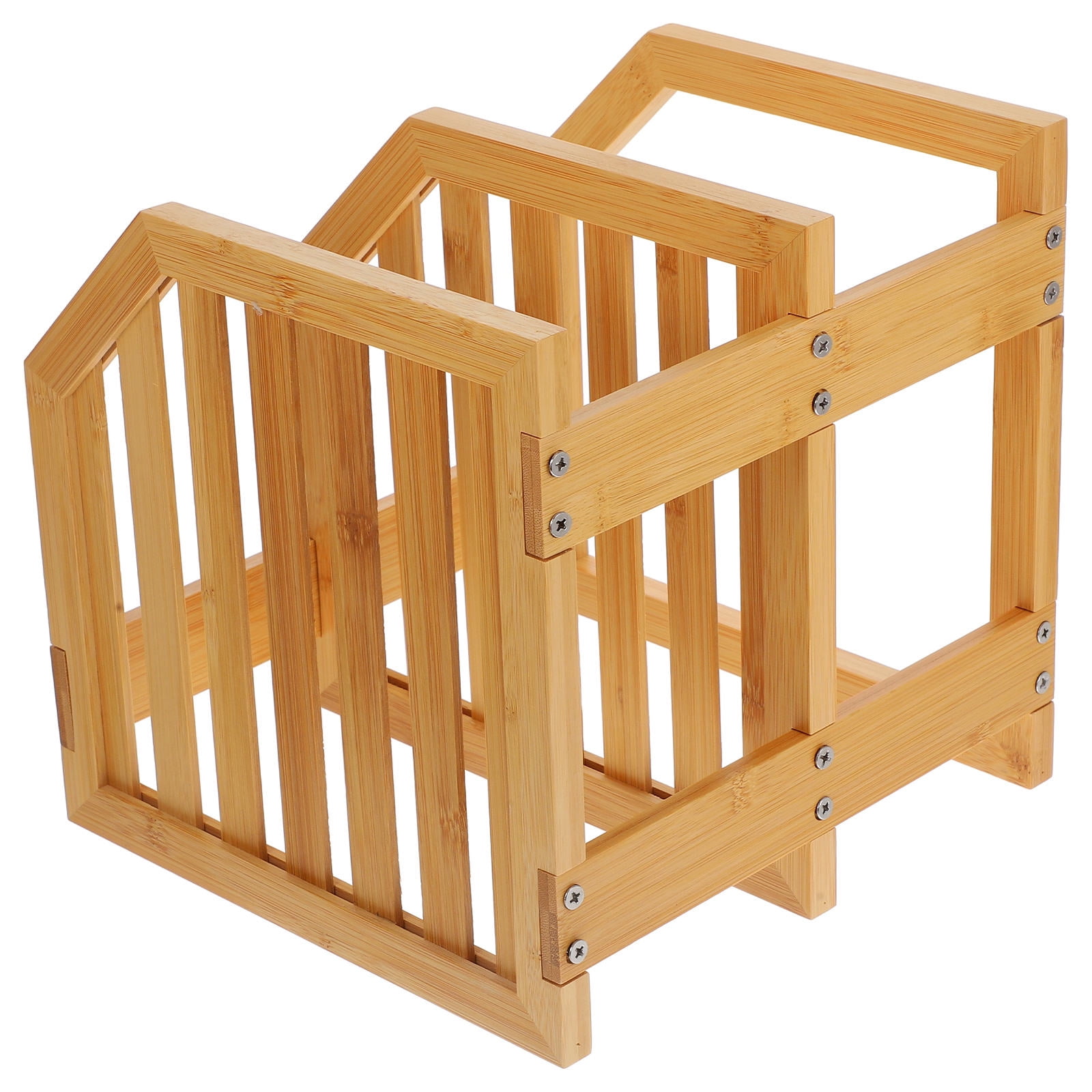 WHAMVOX Stable Dish Drying Rack Hollow Vertical Plate Holder Kitchen ...