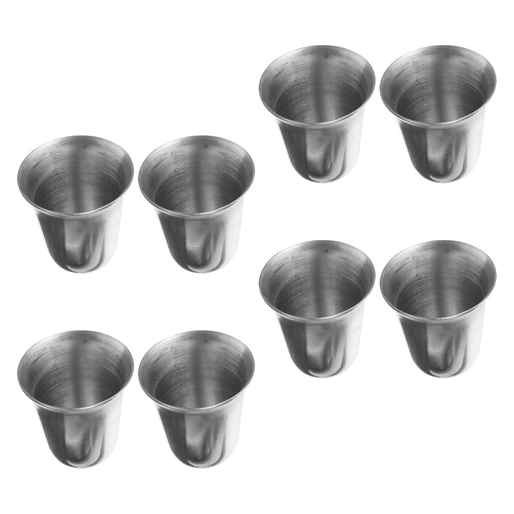WHAMVOX Stackable Stainless Steel Communion Cups for Religious Use ...