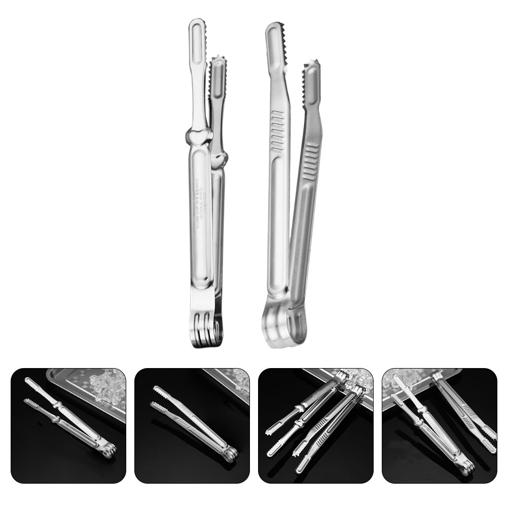 WHAMVOX Stainless Steel BBQ Tongs for Barbecue with Proper Length ...