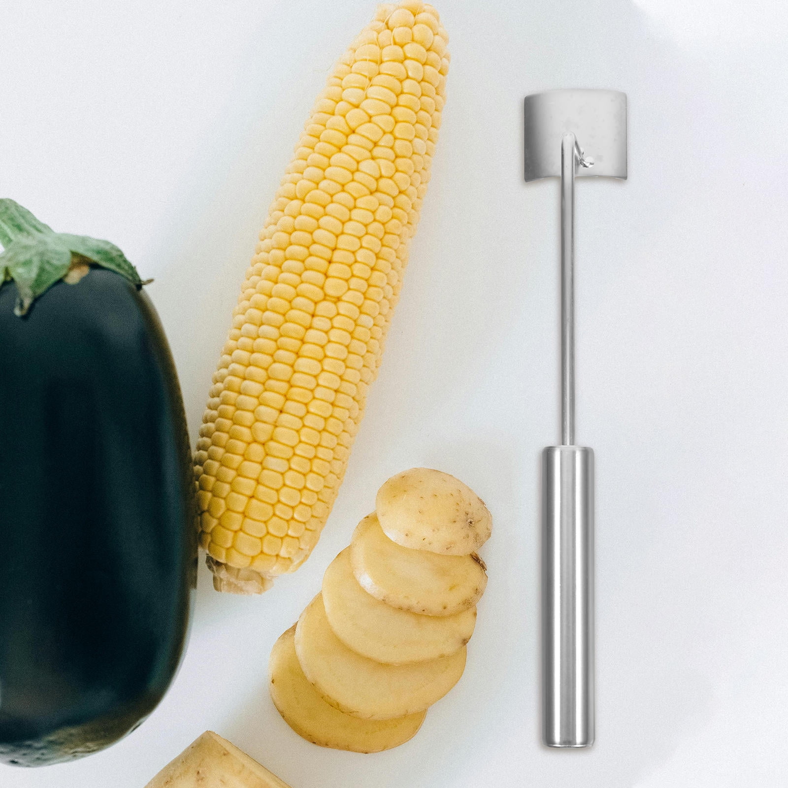 ETHZZLE Corn Sheller 2Pcs 9.43X1.77X1.57in Silver Kitchen Tool ...