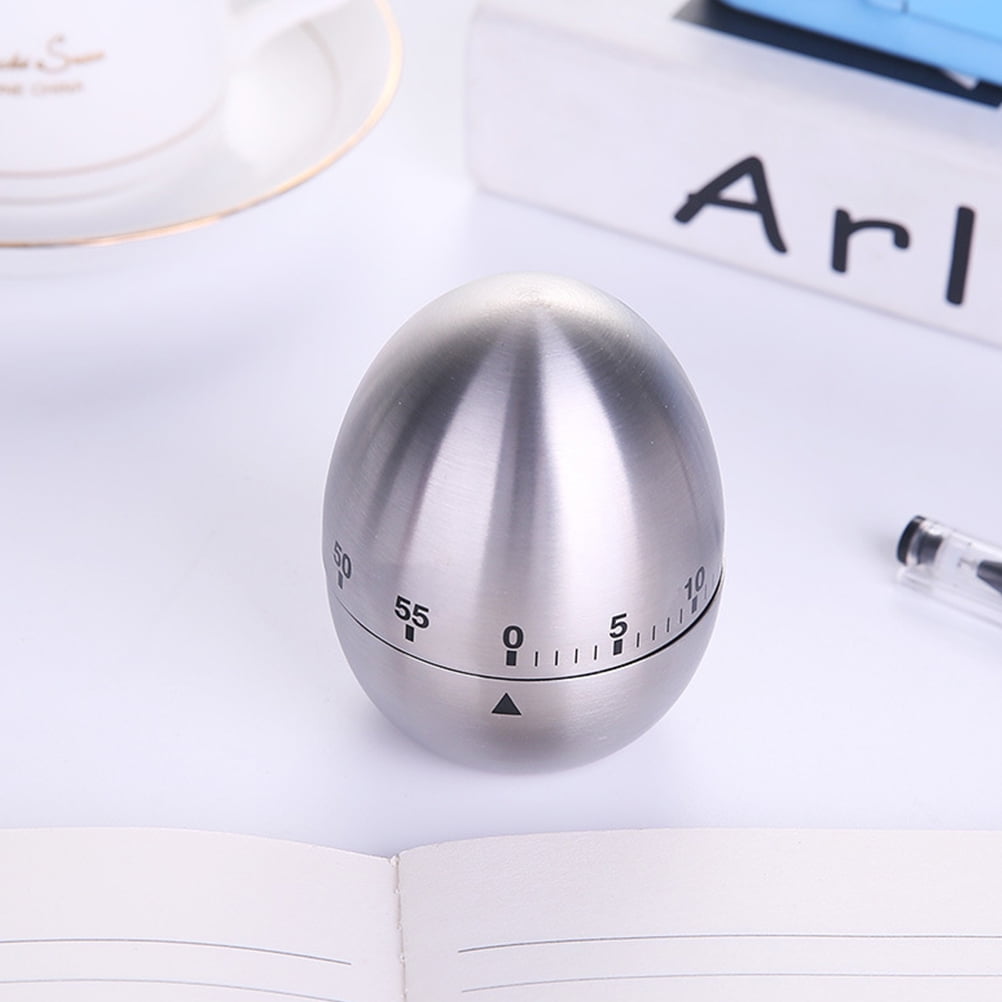 WHAMVOX Stainless Steel Countdown Timer for Kitchen Use Silver Color ...