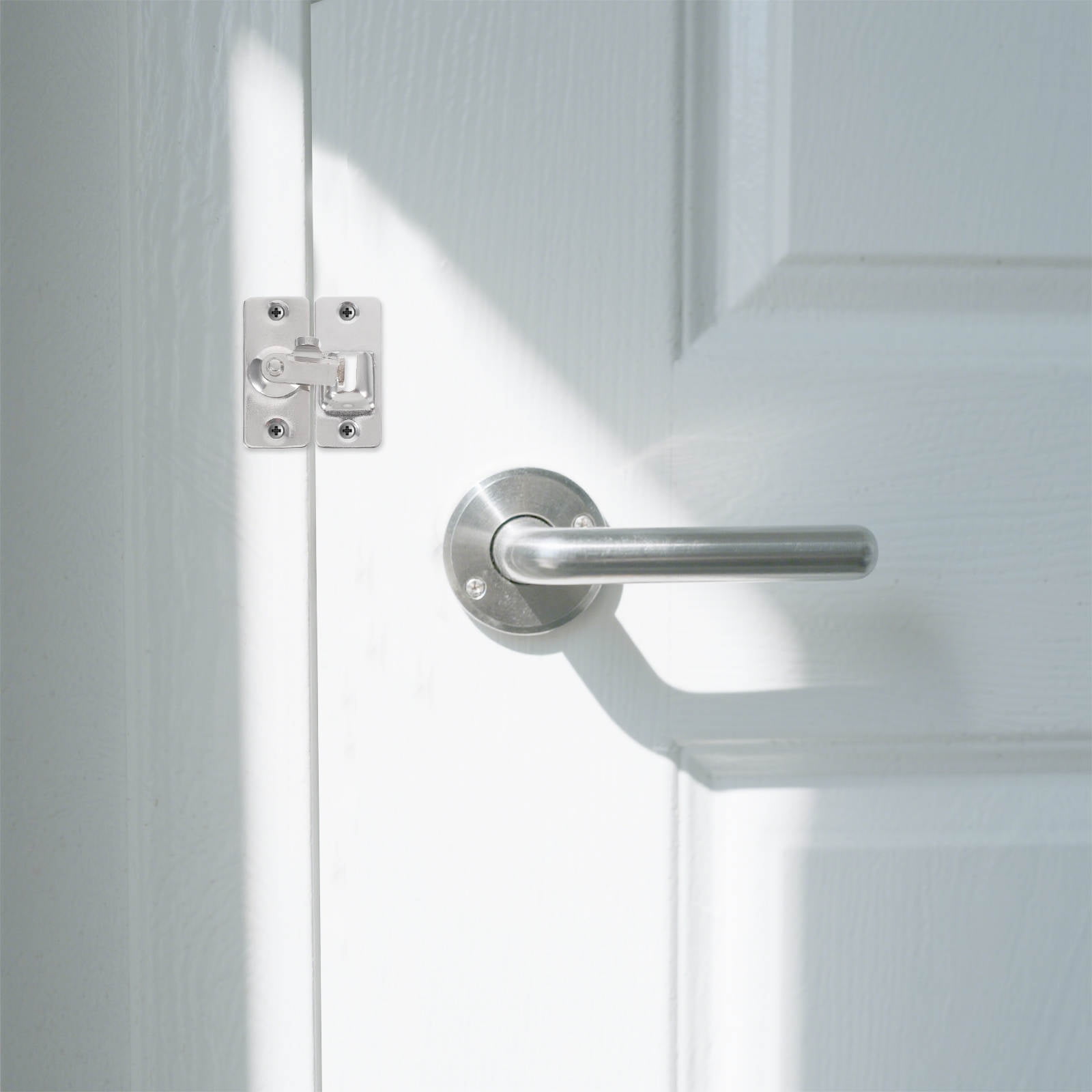 WHAMVOX Stainless Steel Door Lock Buckle Sliding Barn Door Latch Push ...