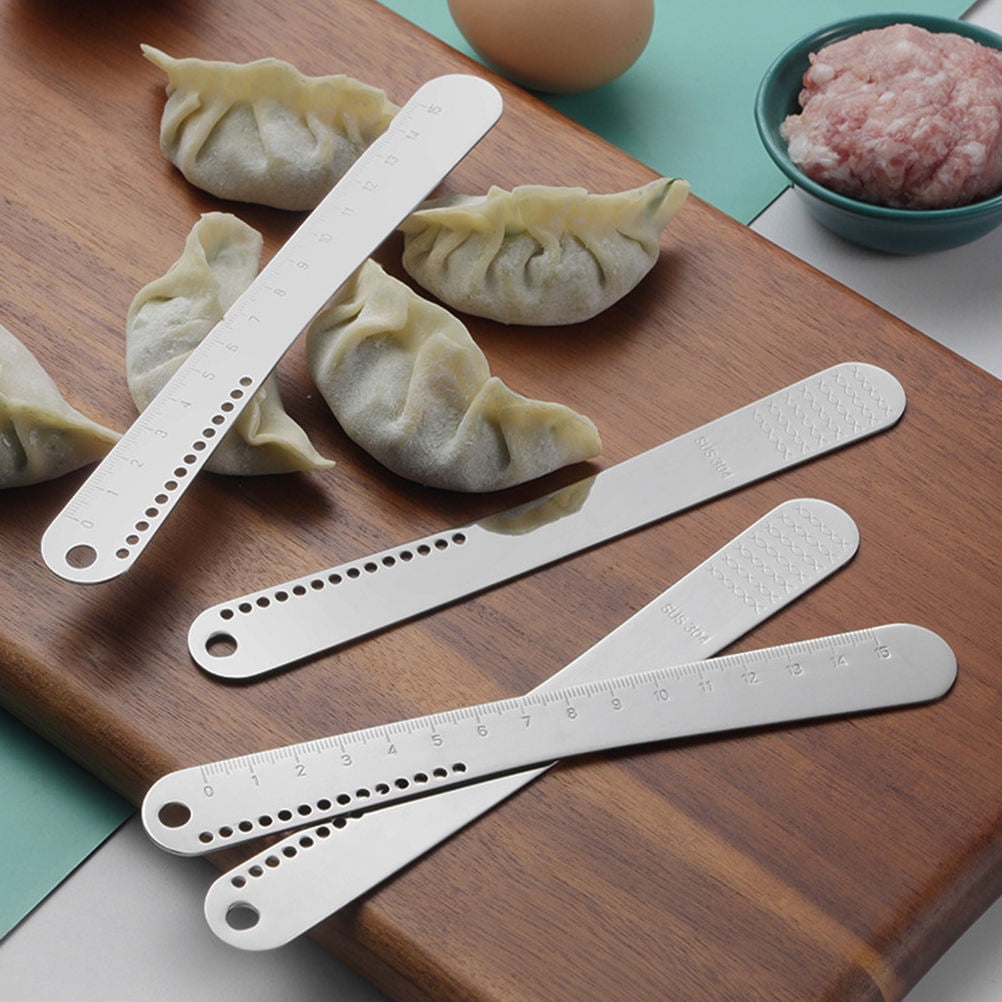 WHAMVOX Stainless Steel Dumpling Spoon with Measurement Scale for ...