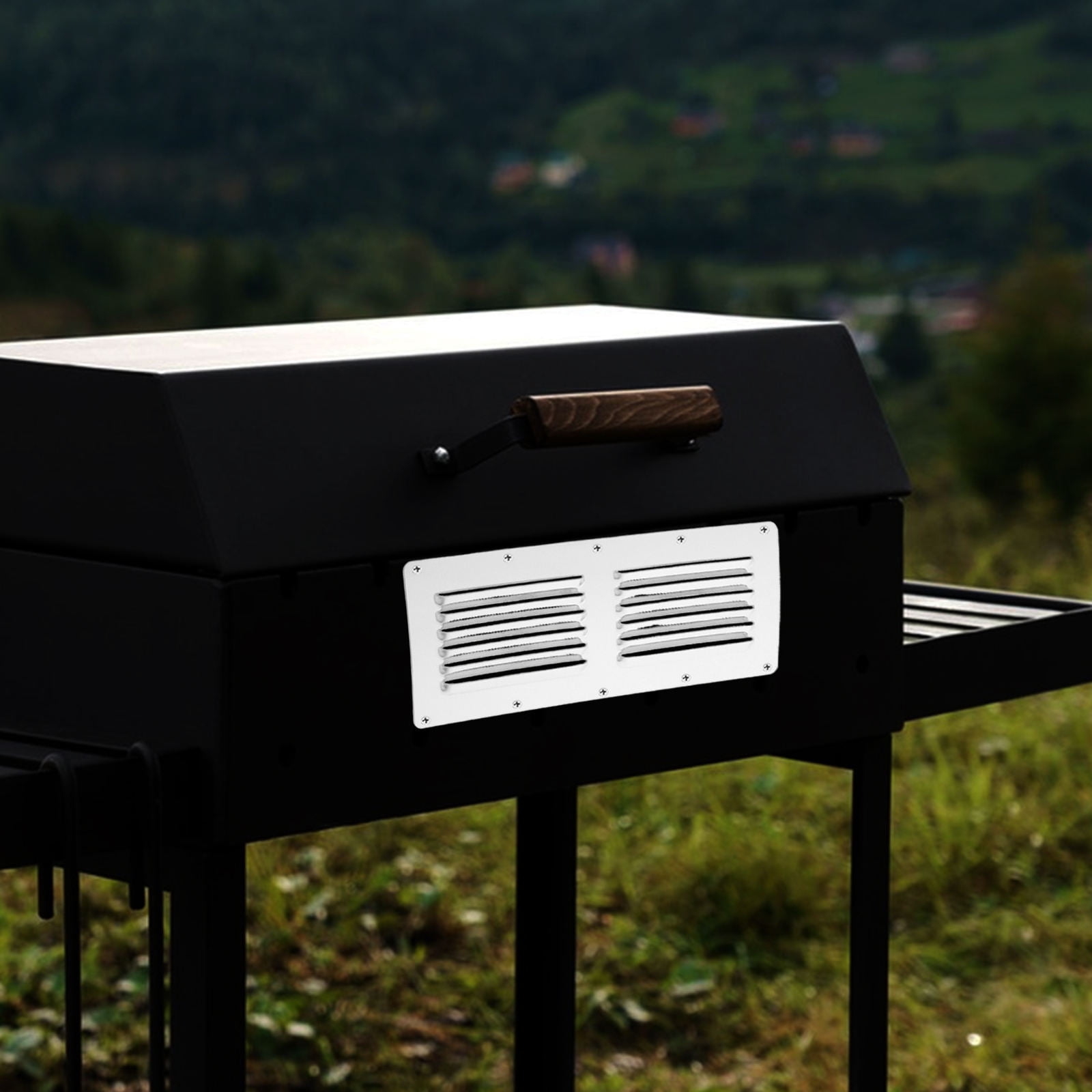 WHAMVOX Stainless Steel Grill Vent Cover Fire Pit Venting Screen ...