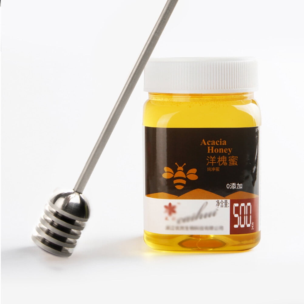 WHAMVOX Stainless Steel Honey Stirrer Honey Stir Sticks Honey Stirring ...