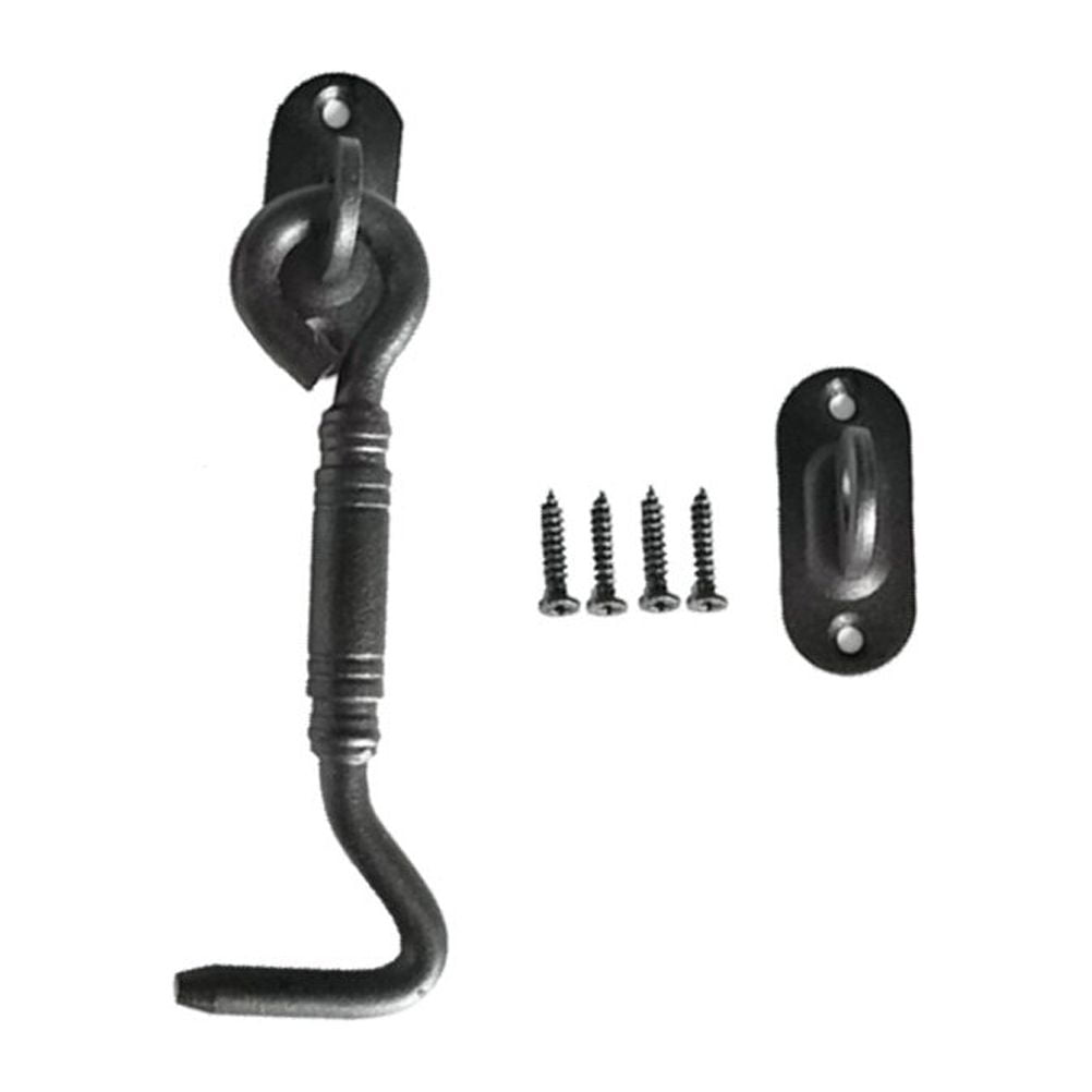 WHAMVOX Stainless Steel Hook Lock Barn Door Lock American Style Sliding ...