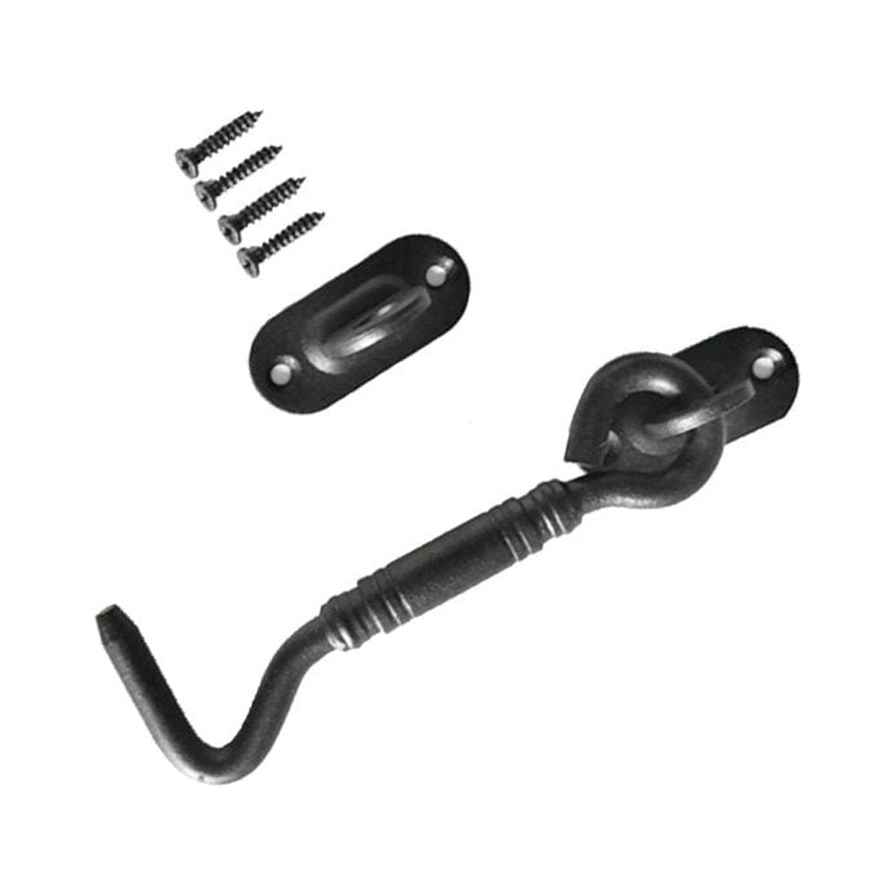 WHAMVOX Stainless Steel Hook Lock Barn Door Lock American Style Sliding ...