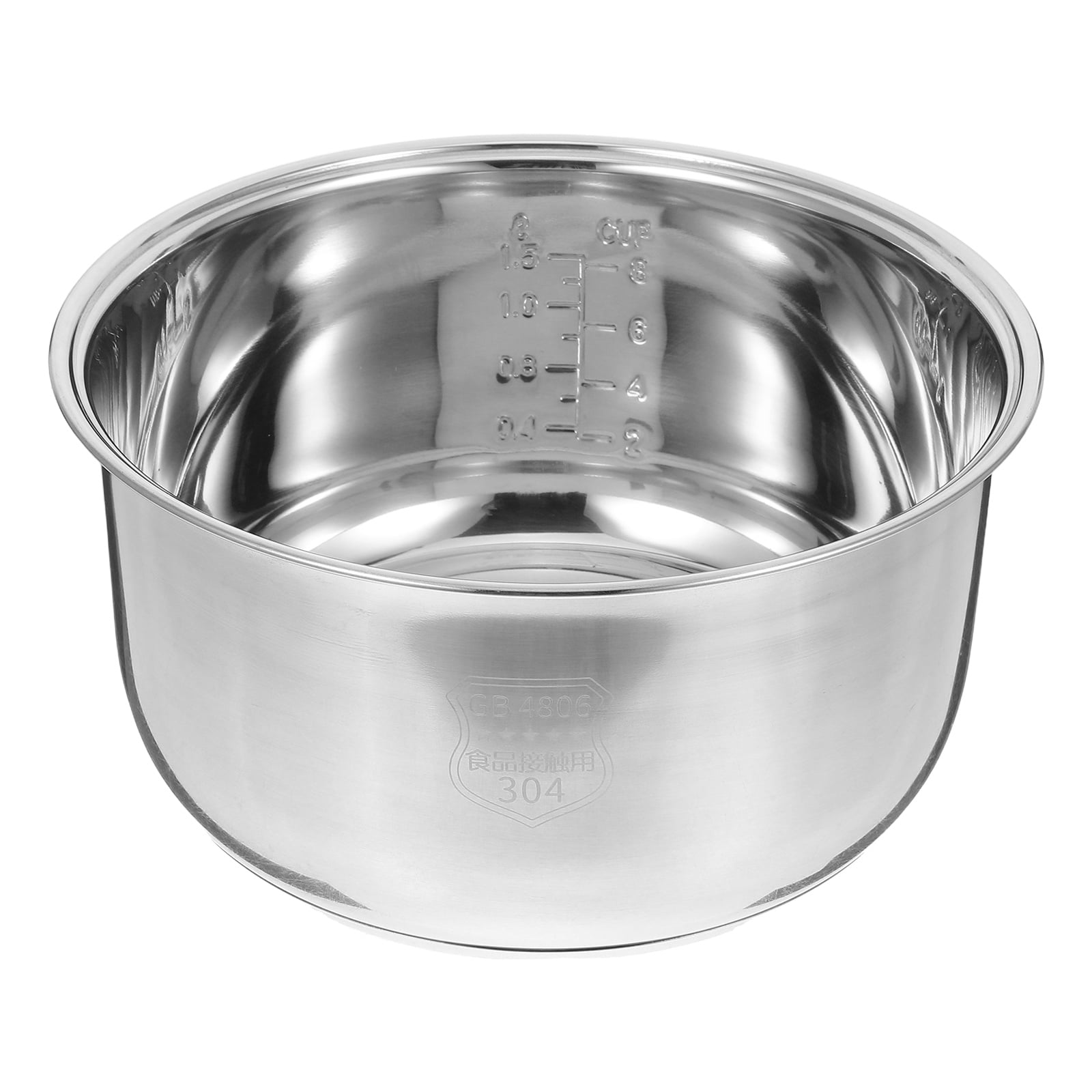 WHAMVOX Stainless Steel Inner Pot For Rice Cooker Stainless Steel ...