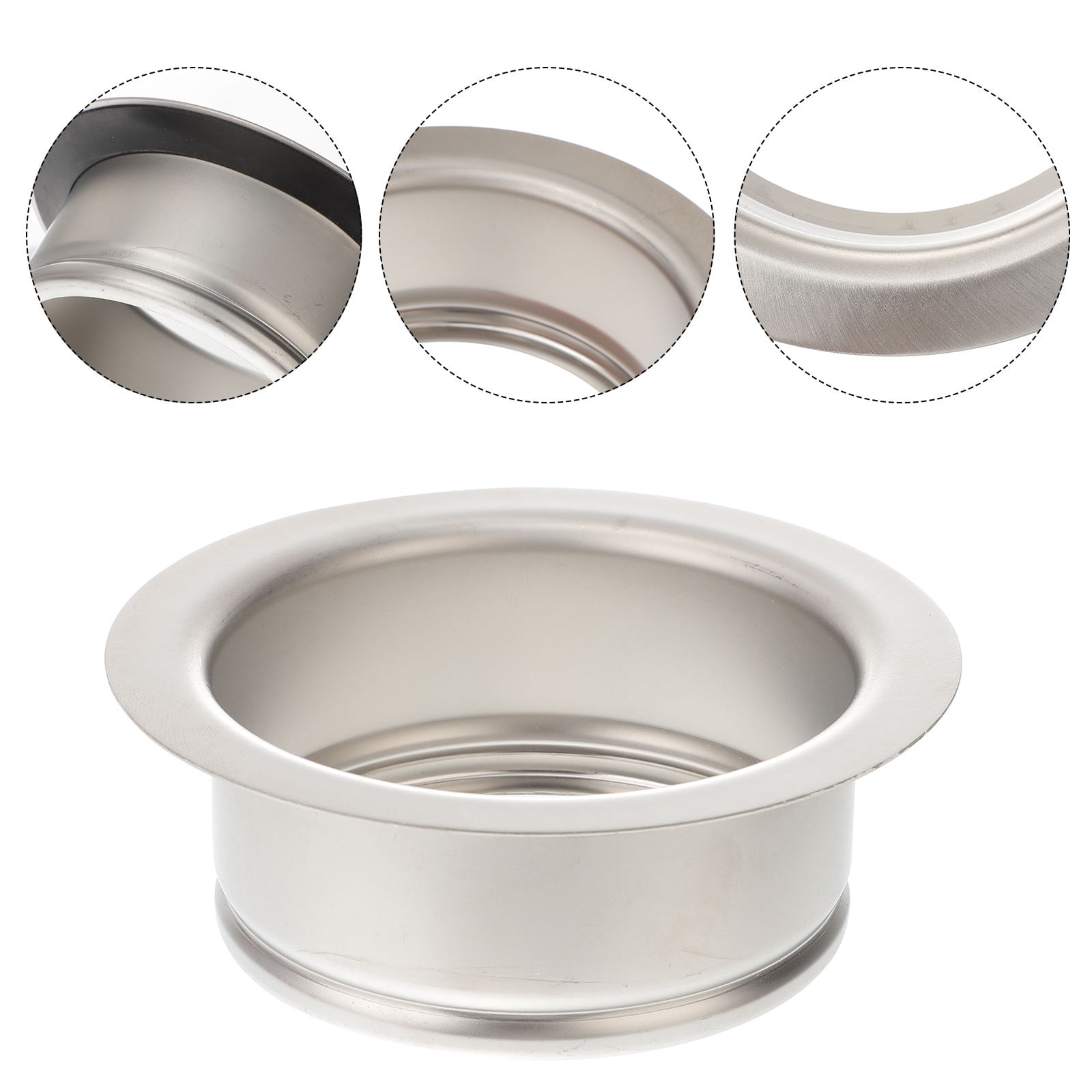 WHAMVOX Stainless Steel Kitchen Sink Drain Kit with Sink Flange for ...