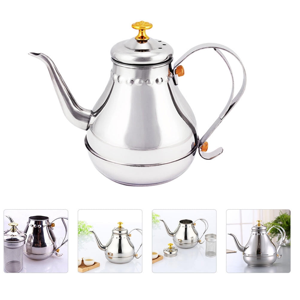 WHAMVOX Stainless Steel Palace Pot Handy Kettle Network Leakage ...