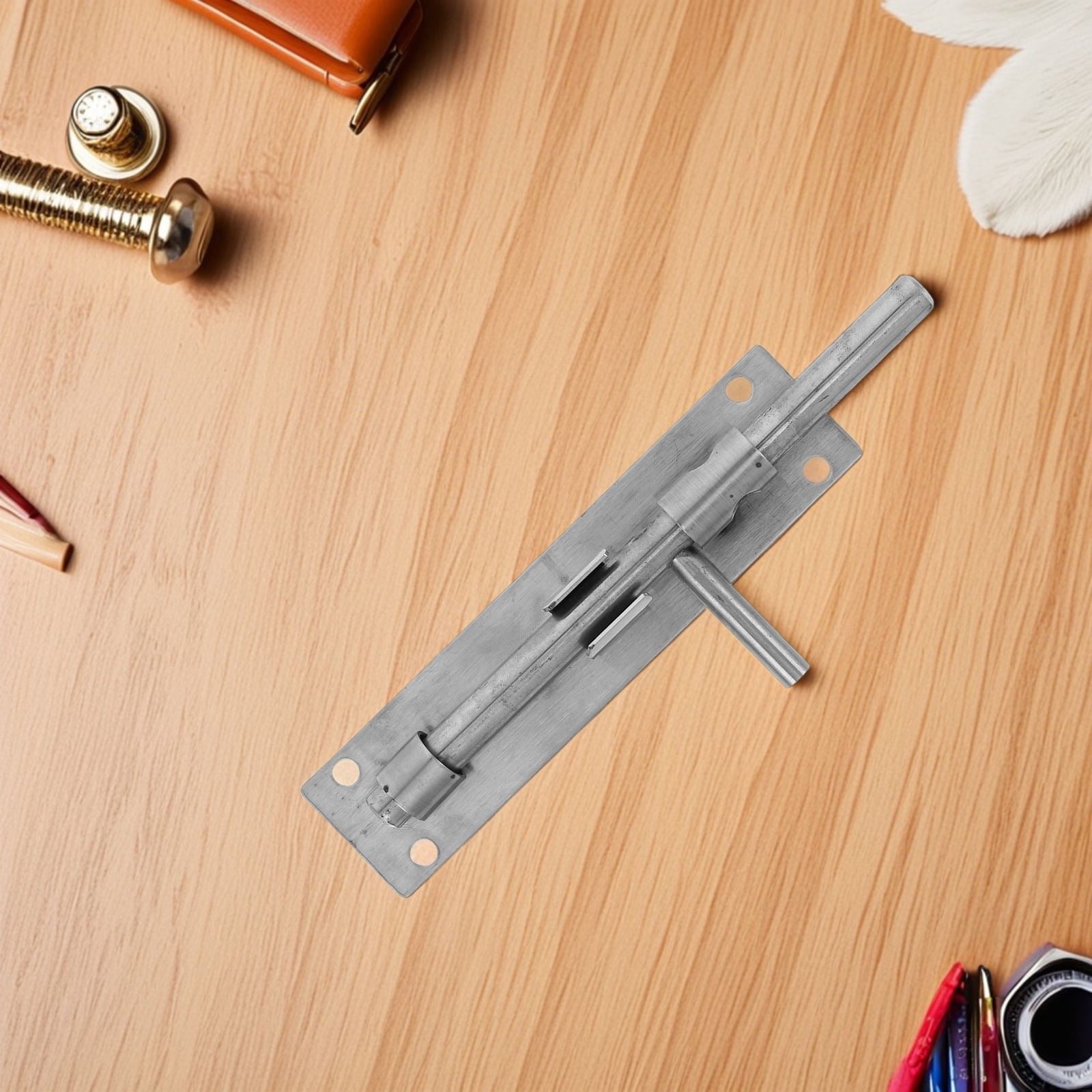 WHAMVOX Stainless Steel Security Gate Latch Heavy Duty Slide Bolt Lock ...