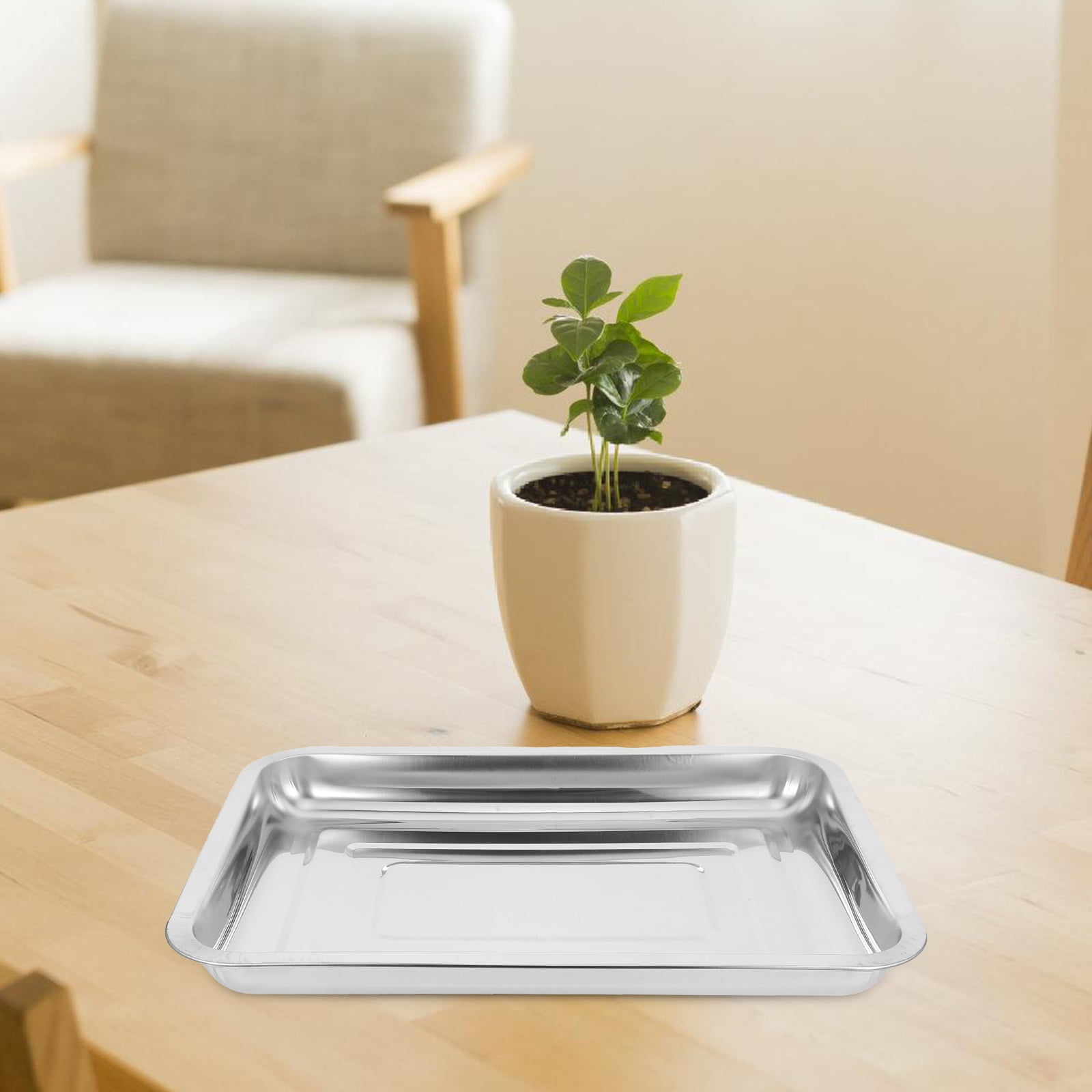 WHAMVOX Stainless Steel Sprouting Tray Indoor Plant Nursery Plants ...