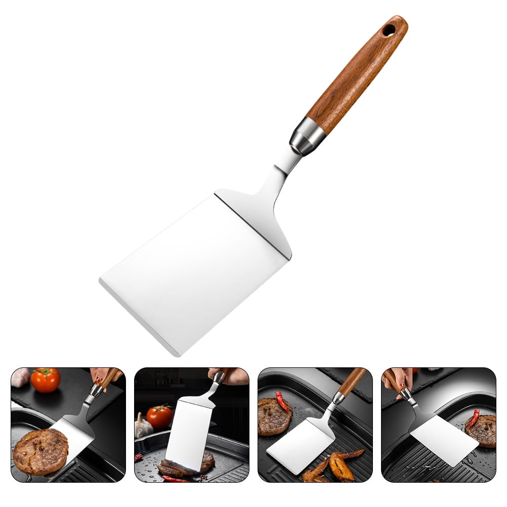 WHAMVOX Stainless Steel Steak Spatula for Cooking and Barbecue with ...