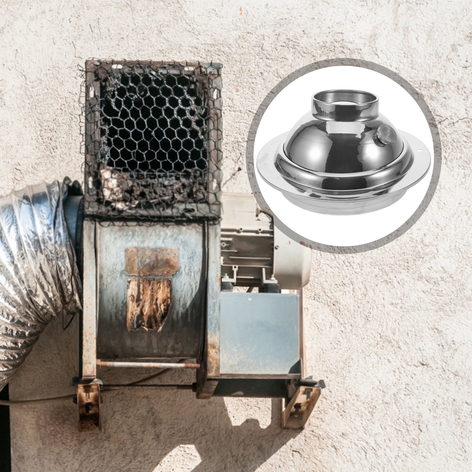 WHAMVOX Stainless Steel Ventilation Duct Cover For Kitchens Exhaust ...