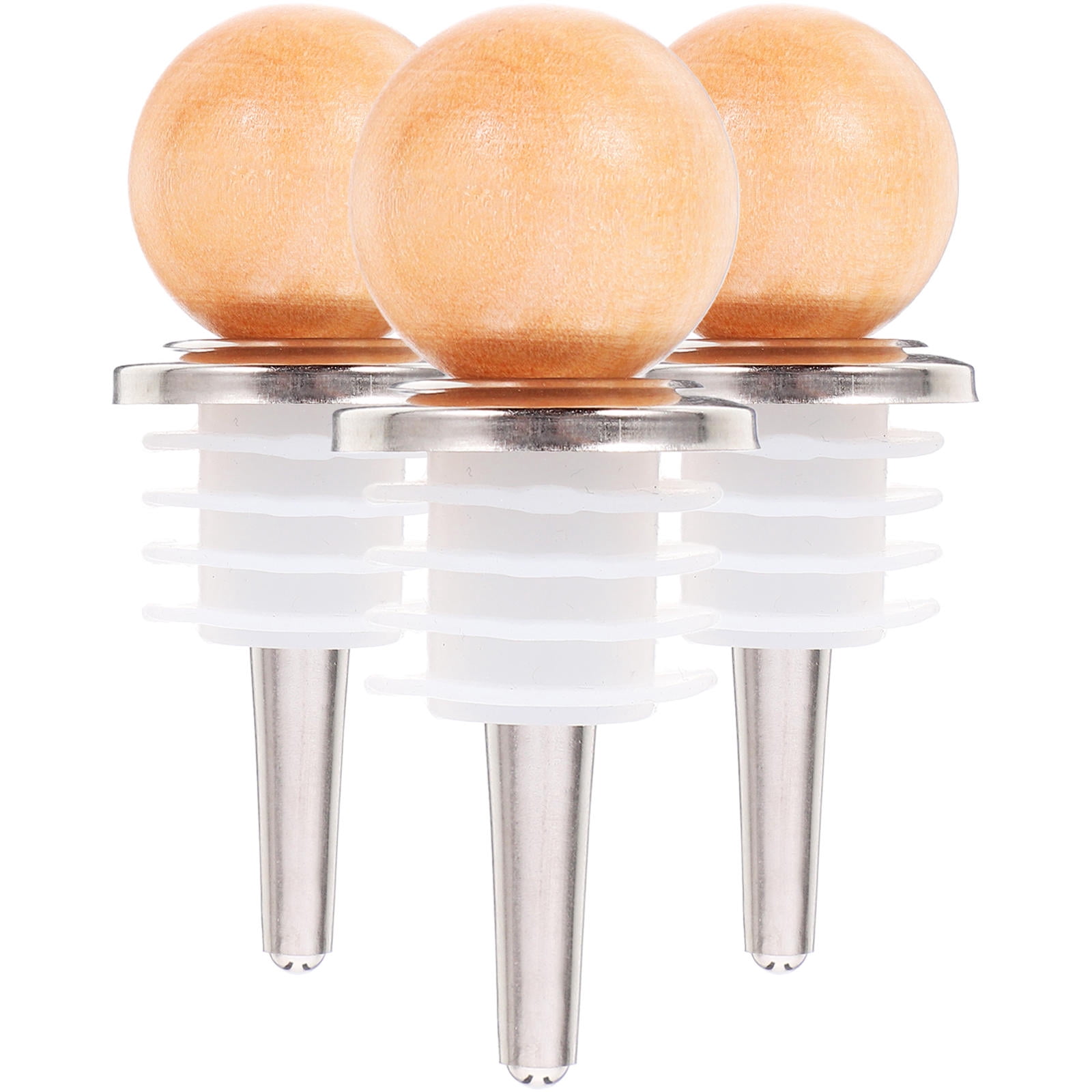 WHAMVOX Stainless Steel Wine Bottle Stoppers with Silicone Seals ...