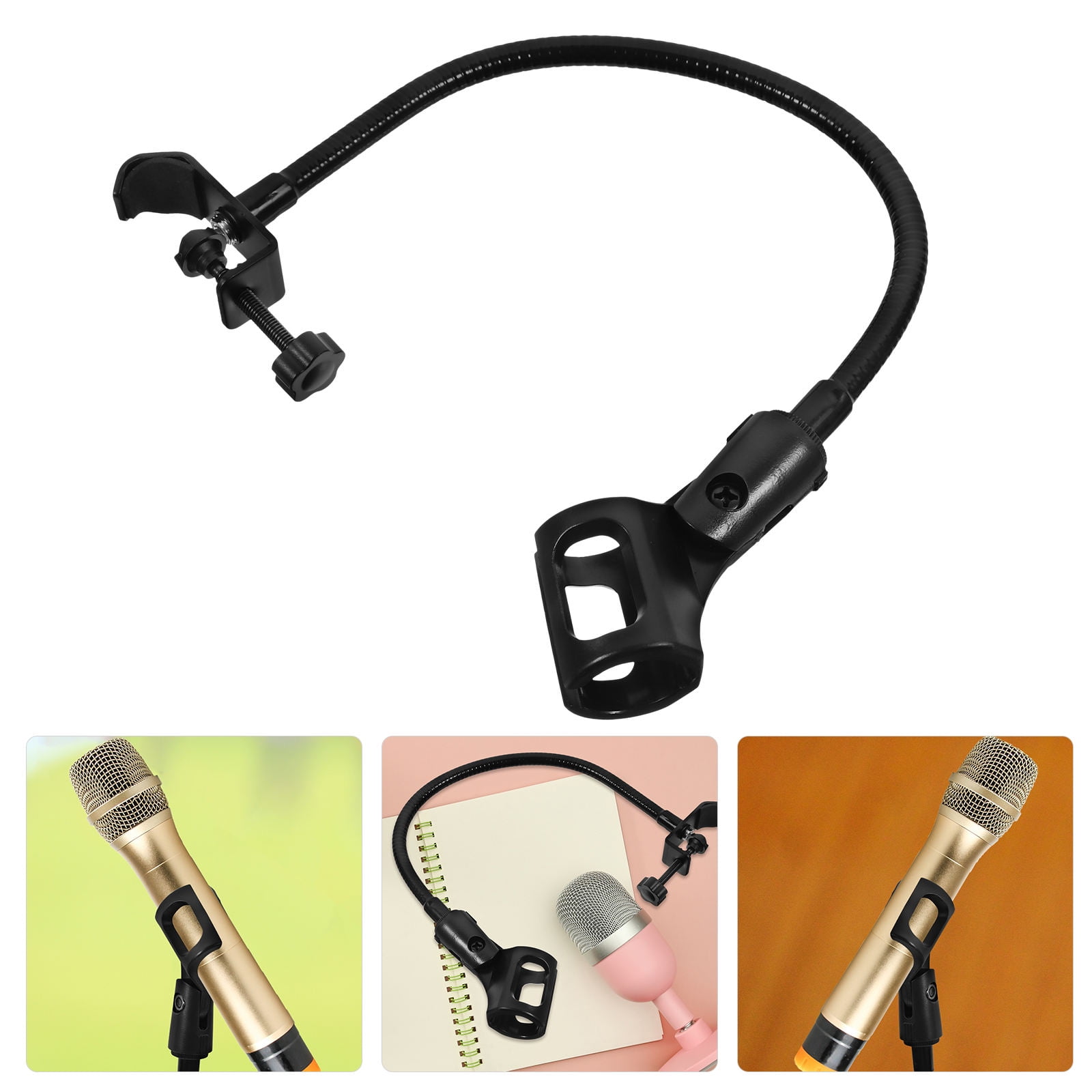 WHAMVOX Stand for Live Streaming Microphone Hose Holders Stands Black ...