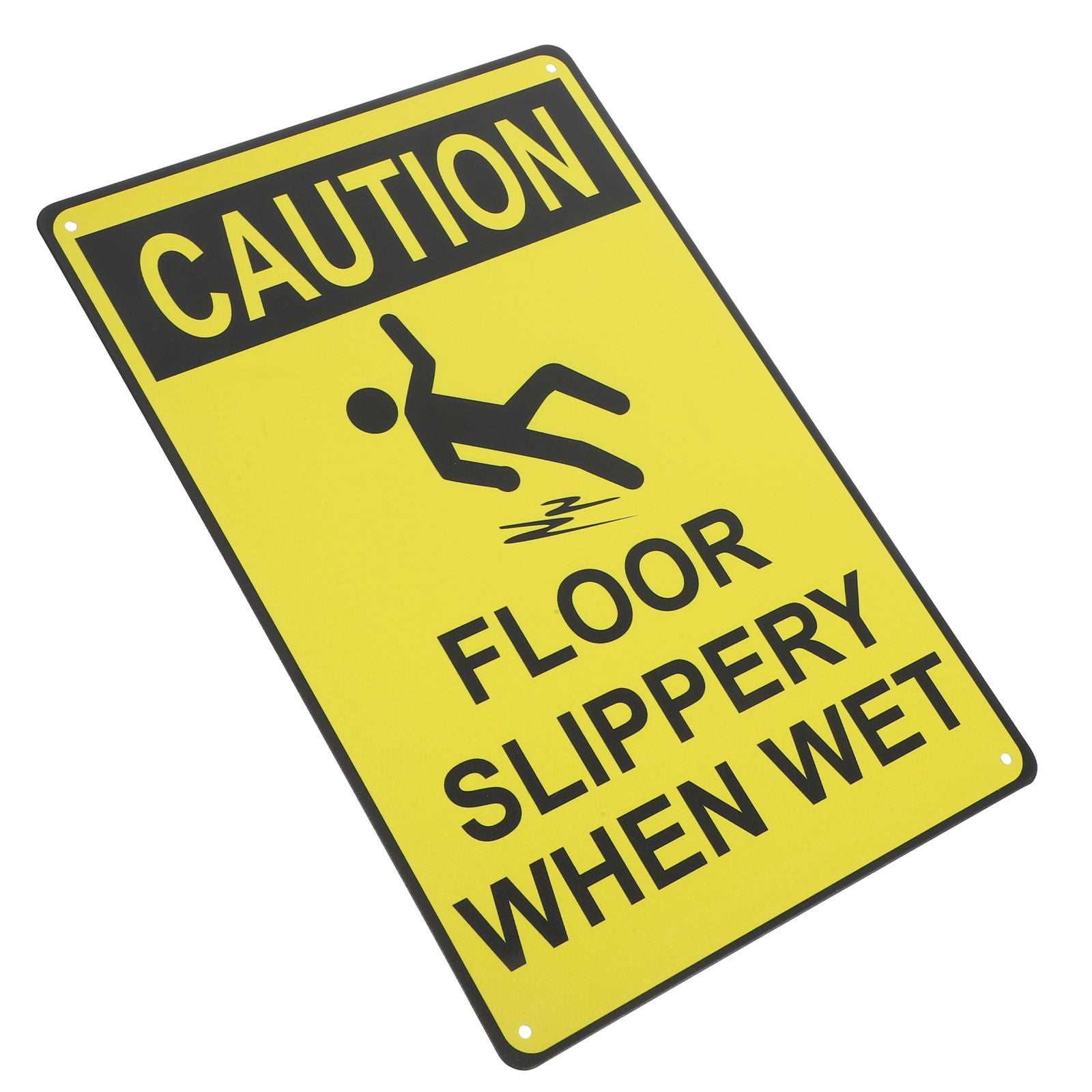 WHAMVOX Street Sign Road Attention Sign Floor Slippery Caution Sign ...