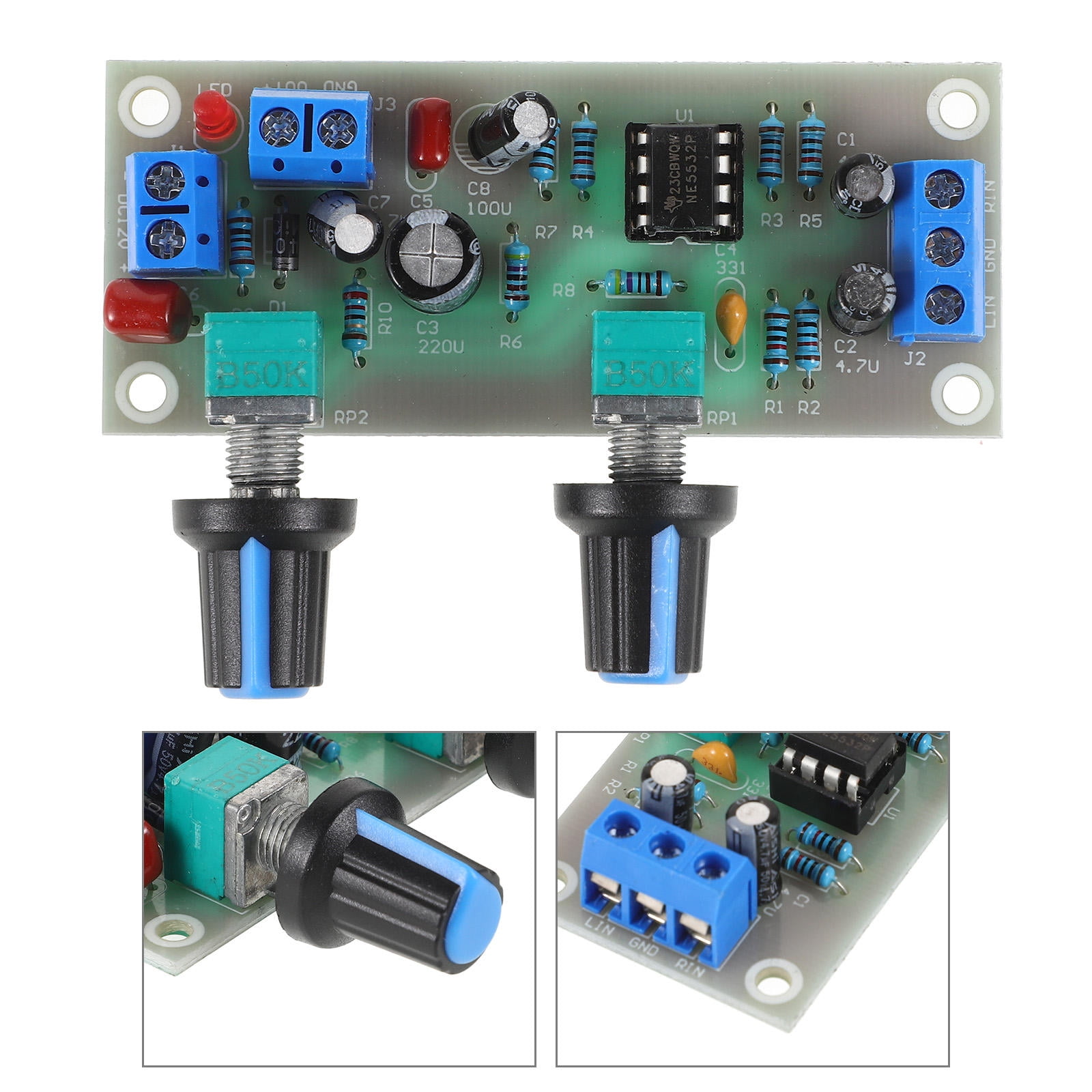 WHAMVOX Subwoofer Pre-assembled Board Digital Amplifier Board Low Bass ...