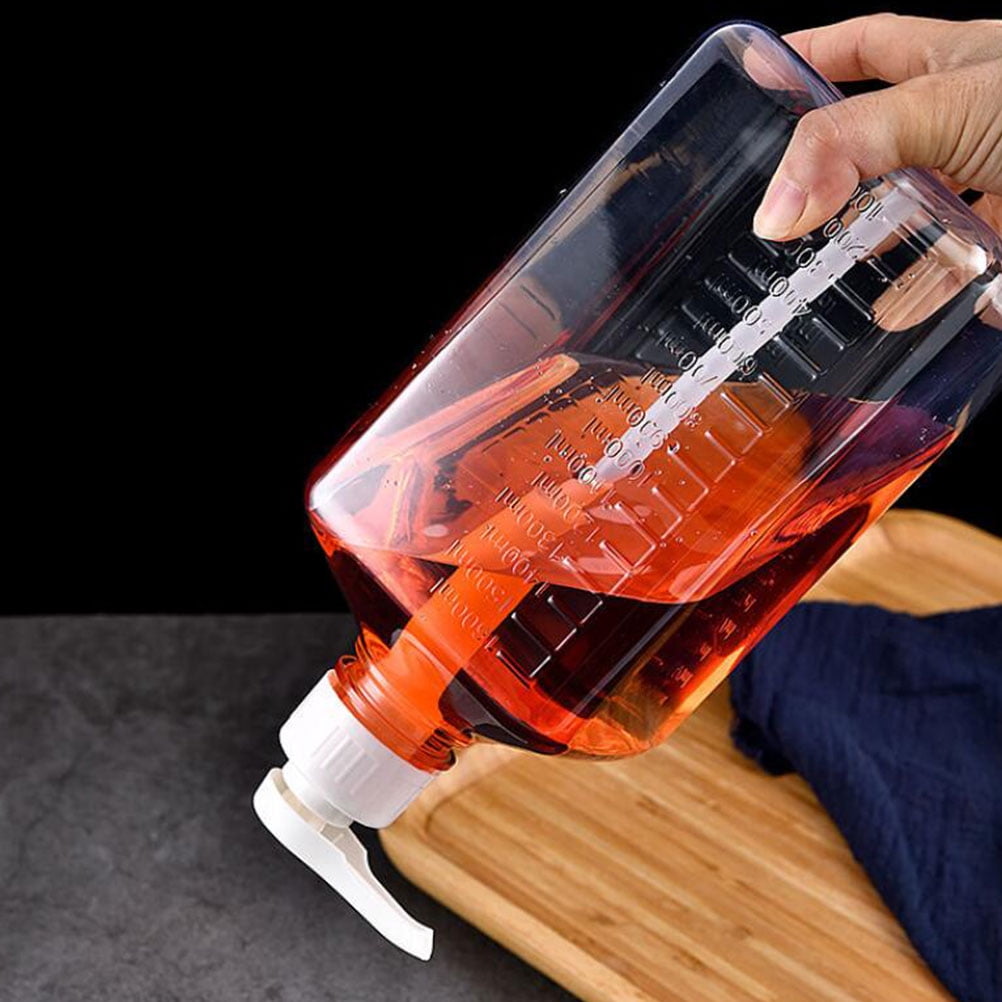 WHAMVOX Sugar Condiment Squeeze Bottles Syrup Transparent Container ...