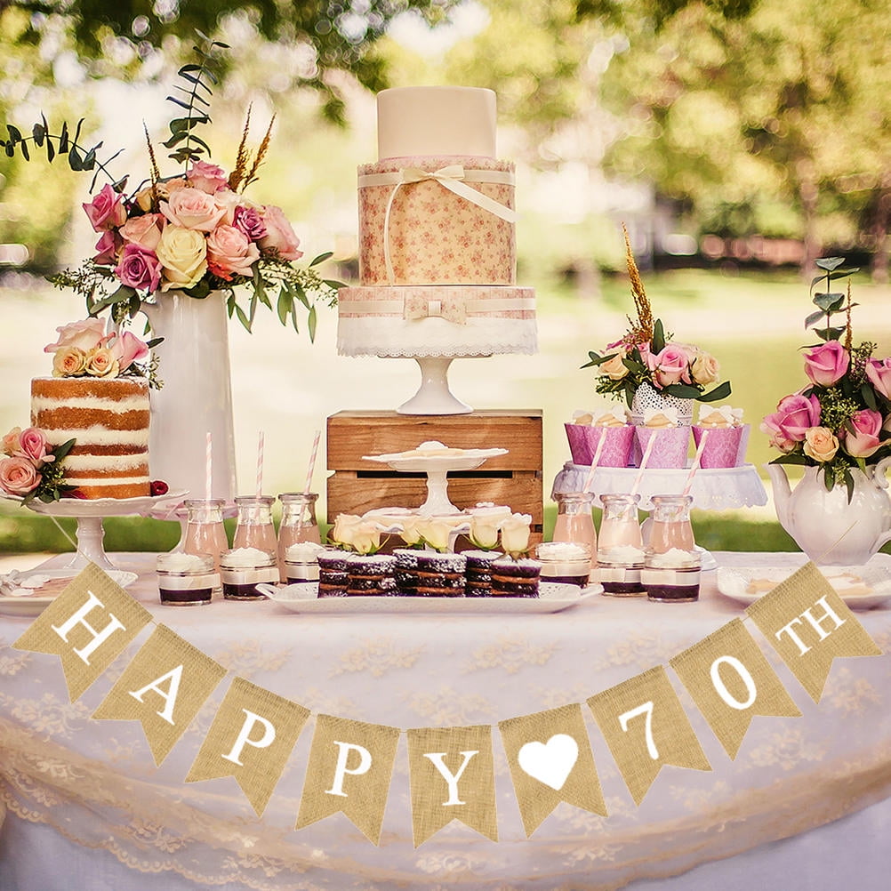 WHAMVOX Swallowtail Flag Birthday Pennants Happy Birthday Banner ...