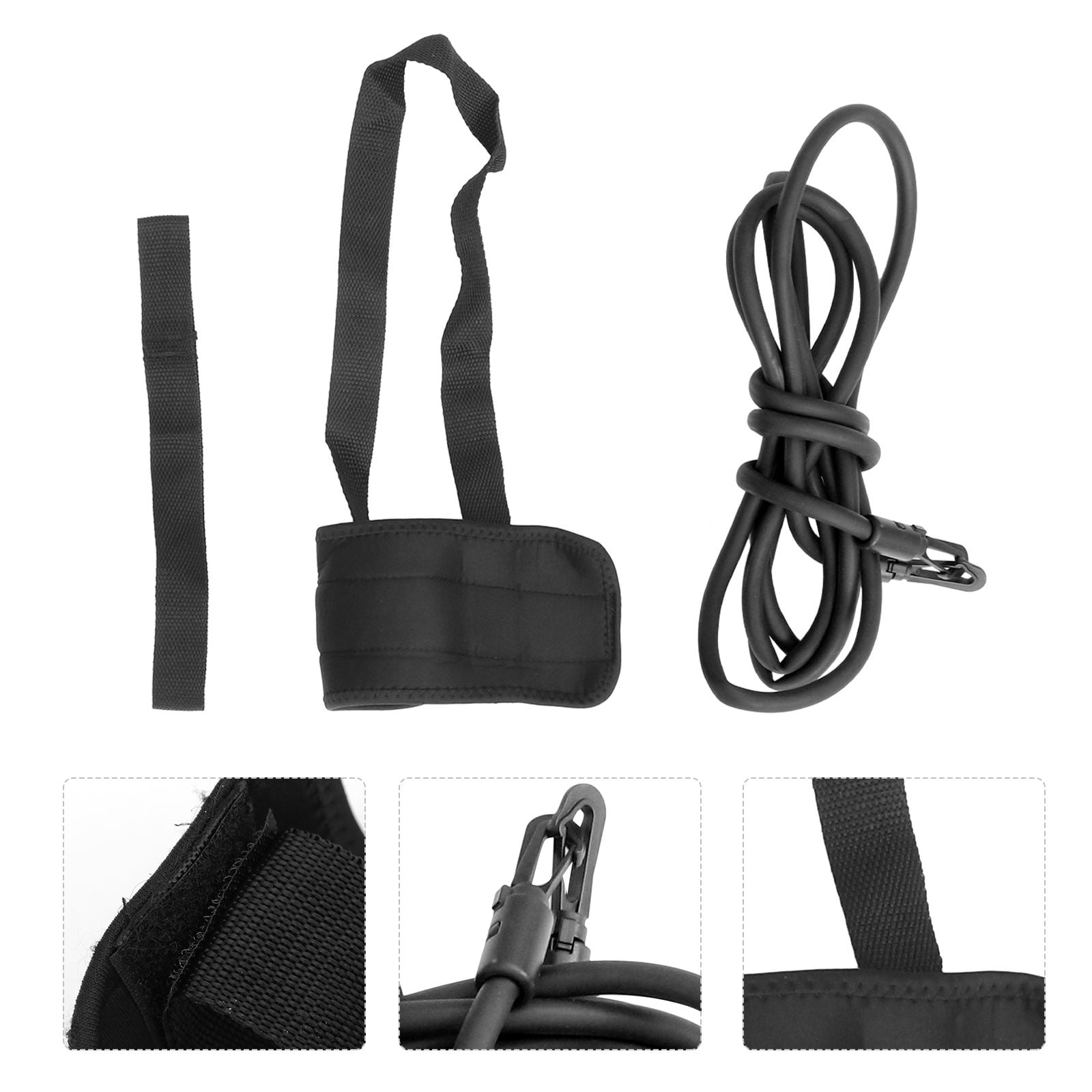 WHAMVOX Swim Tether Belt Endless Pool Ankle Strap Straps Fitness Black ...