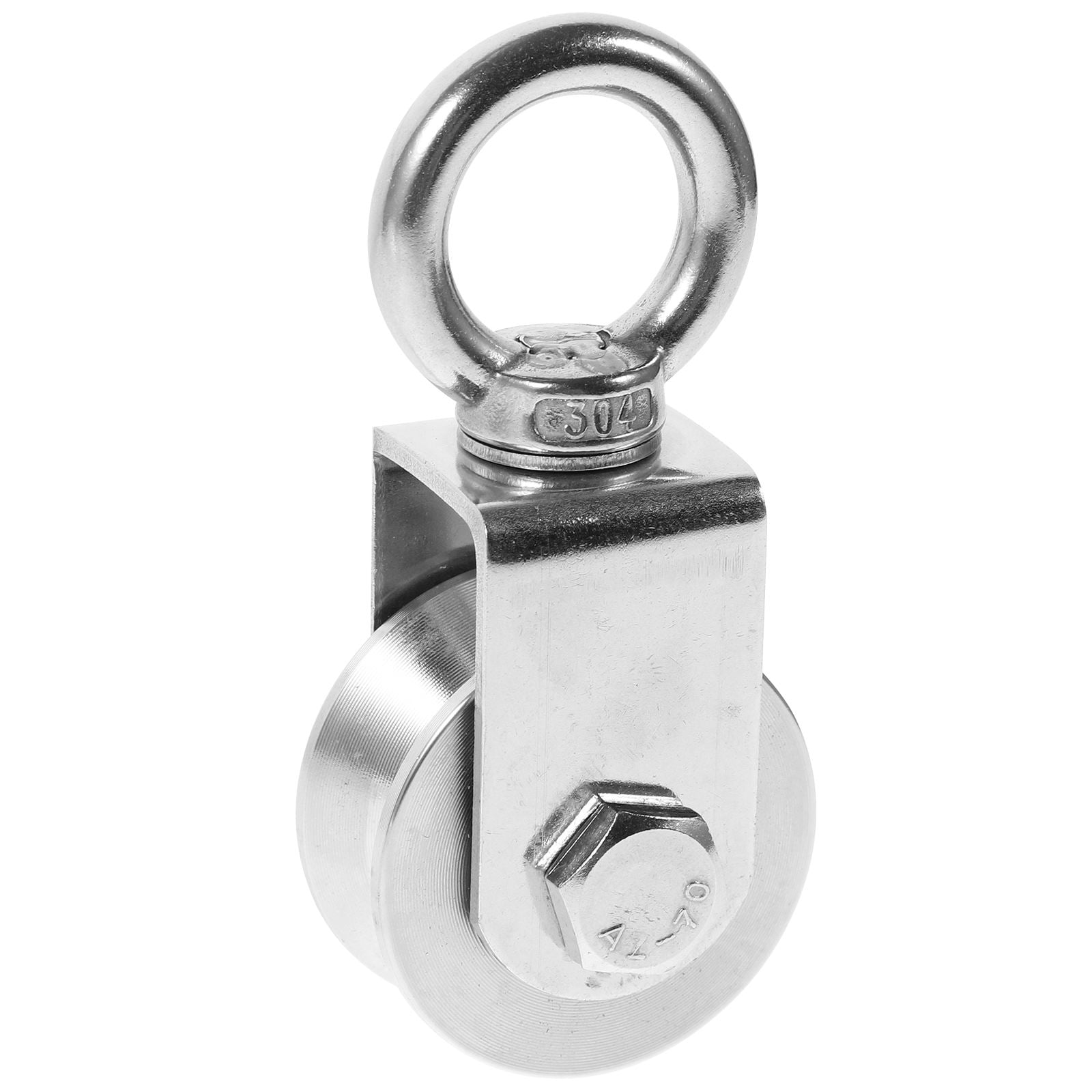WHAMVOX Swivel Pulley Stainless Steel Rotation Wheel Heavy Duty ...