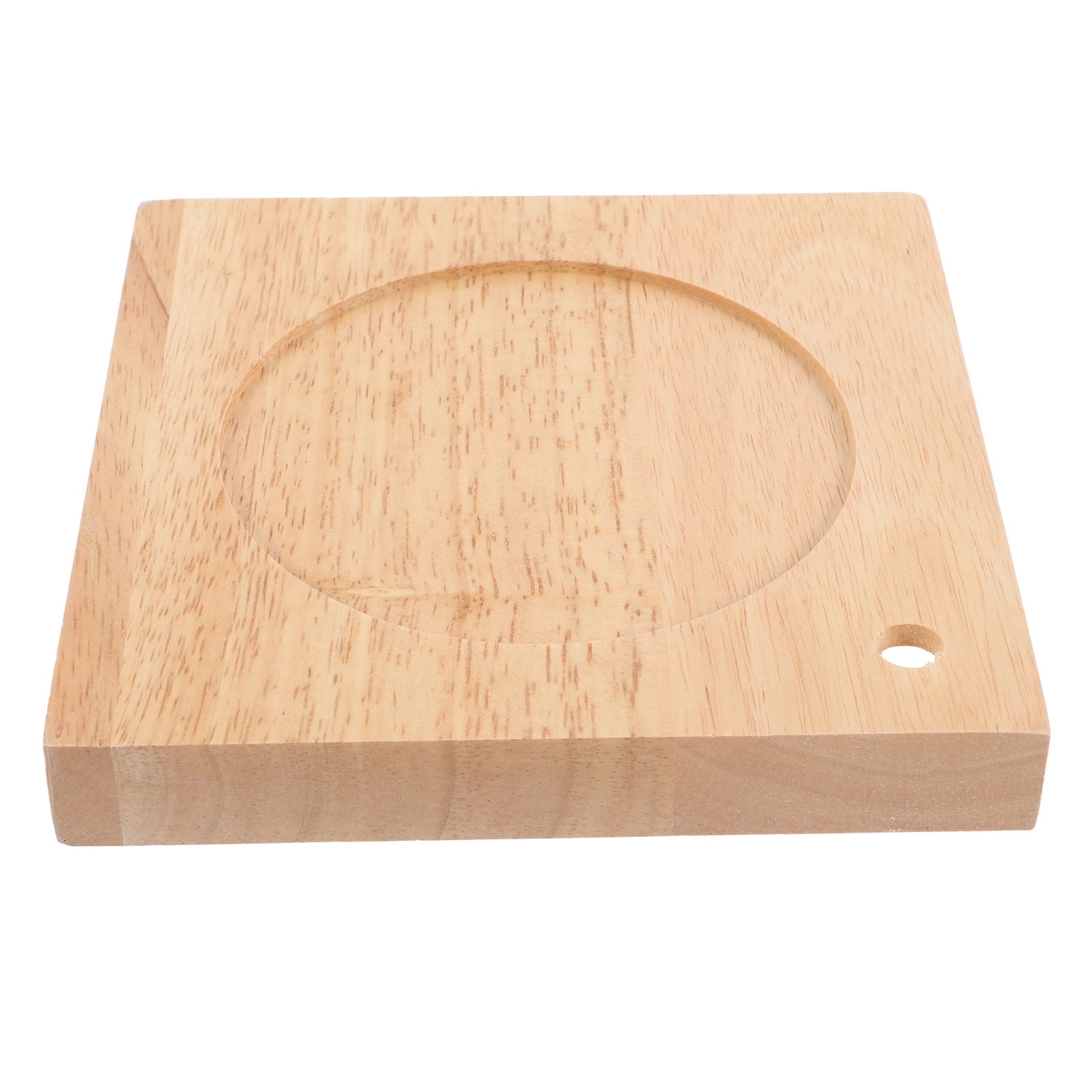 WHAMVOX Table Light Square Base Table Lamp Wooden Base Desk Lamp ...
