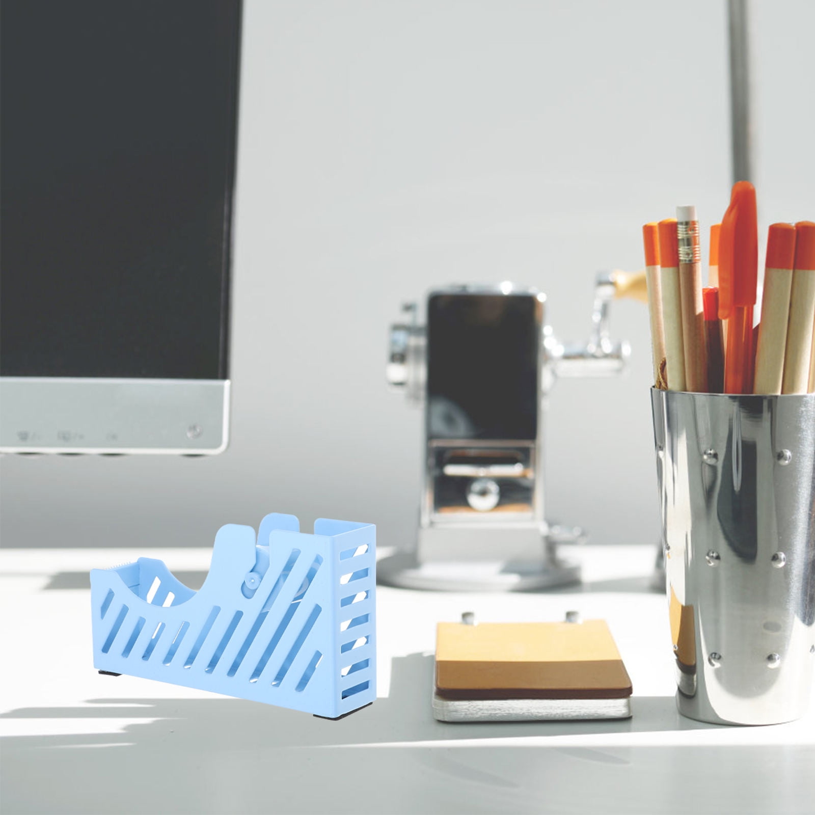 WHAMVOX Tape Dispenser Desk Sealing Tape Dispenser Tabletop Practical ...