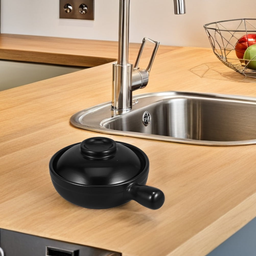 WHAMVOX Terracotta Cooking Pot Japanese Donabe Clay Pot Versatile Clay ...