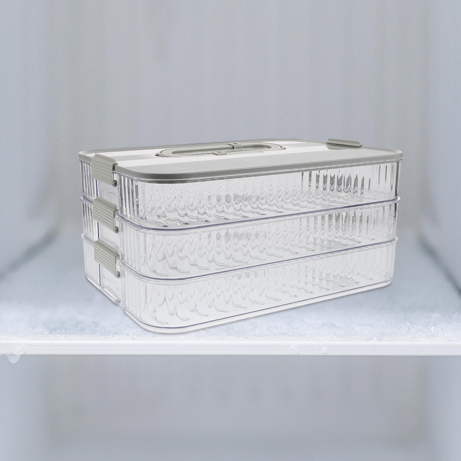 WHAMVOX Three-Layer Reusable Meal Prep Container Food Storage Container ...