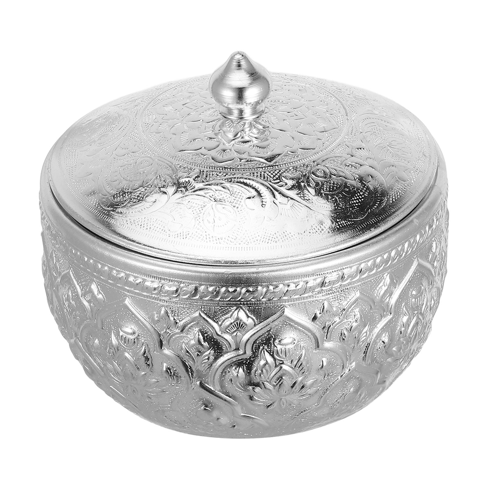 WHAMVOX Tin Bowl with Lid Home Decor Shaped Decorative Bowls Vintage ...