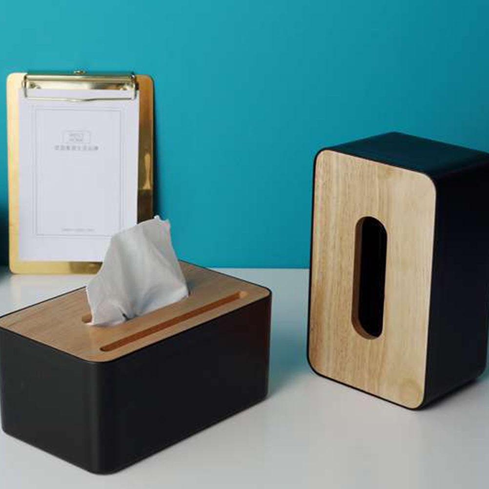 WHAMVOX Tissues Cube Boxes Practical Storage Container Office - Walmart.com