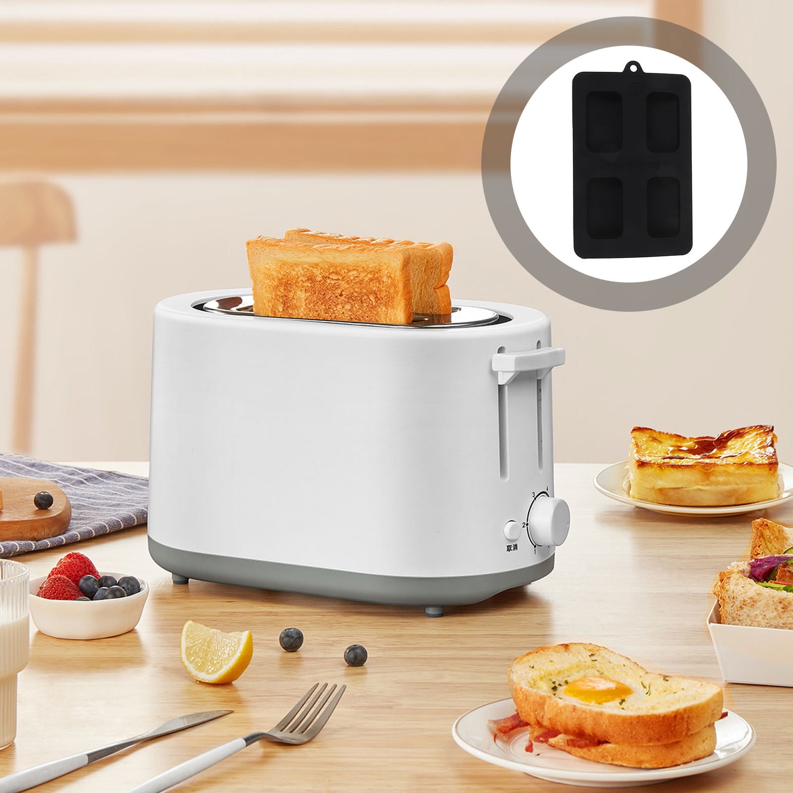 WHAMVOX Toaster Top Cover 1Pcs Silicone Flat for Home Users Kitchen Use ...