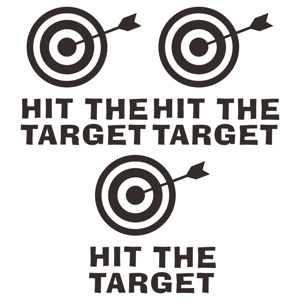 WHAMVOX Toilet Seat Sticker 3Pcs Square PVC Pee Target Stickers for ...