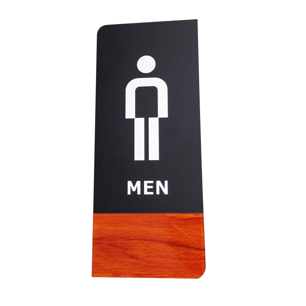 WHAMVOX Toilet Sign Acrylic Restroom Sign Acrylic Bathroom Sign ...