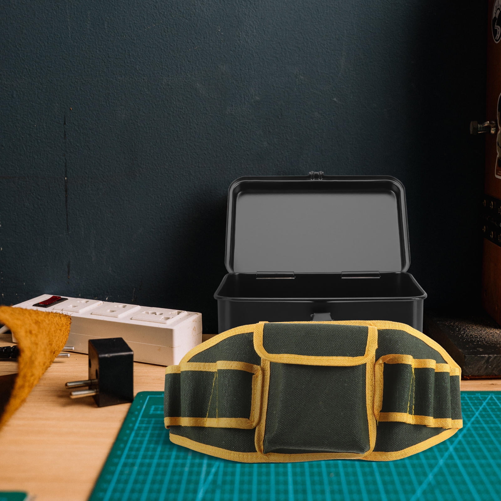 LITINKIMI Hardware Tools Storage Bag Multifunctional Tool Bag Canvas ...