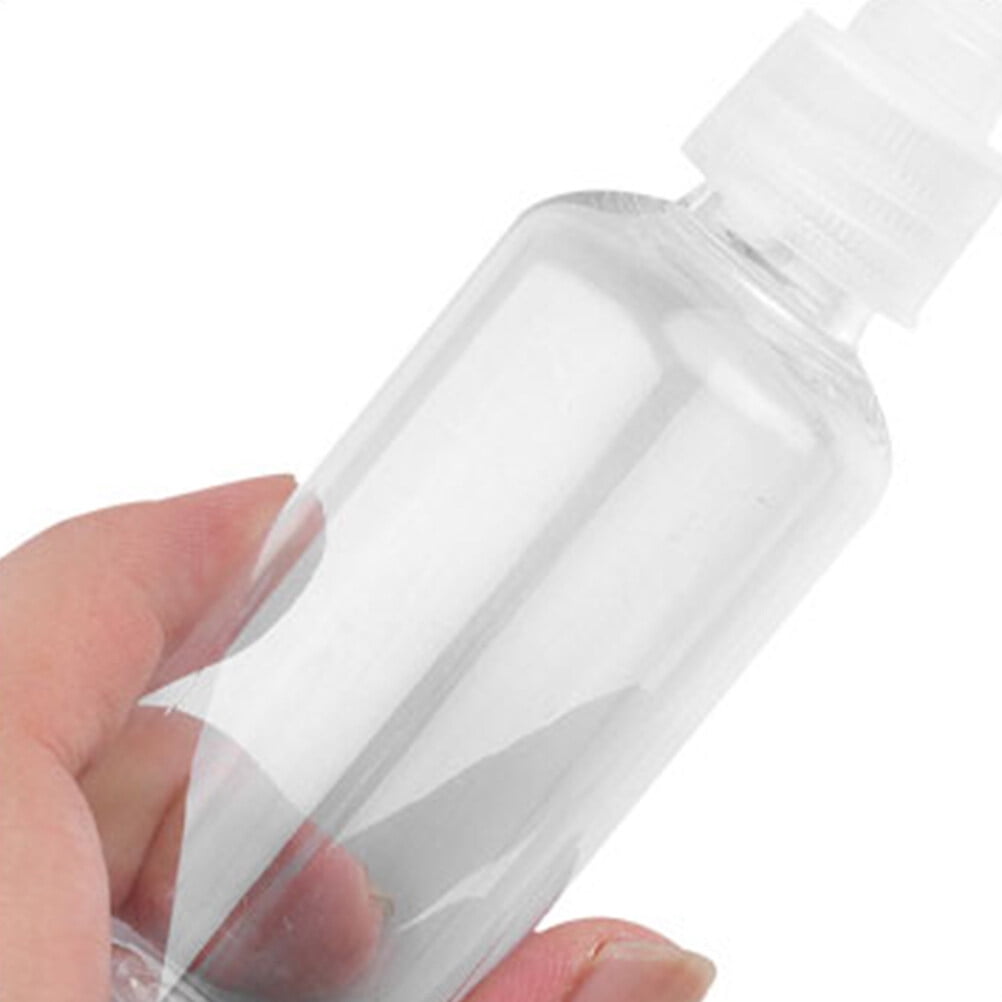 WHAMVOX Transparent Plastic Bottles with Pointed Mouth for Storage ...