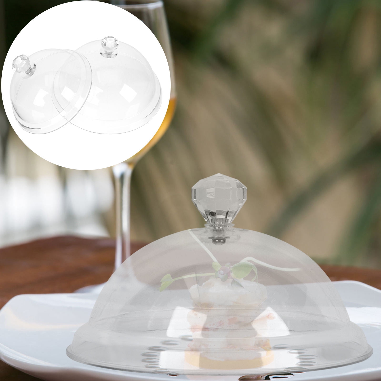 HOOWIFFY Cake Cover Plastic 2Pcs - Walmart.com