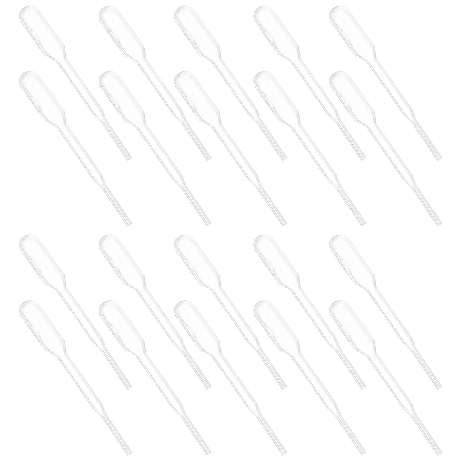 WHAMVOX Transparent Plastic Graduated Pipettes for Labs with Precise ...