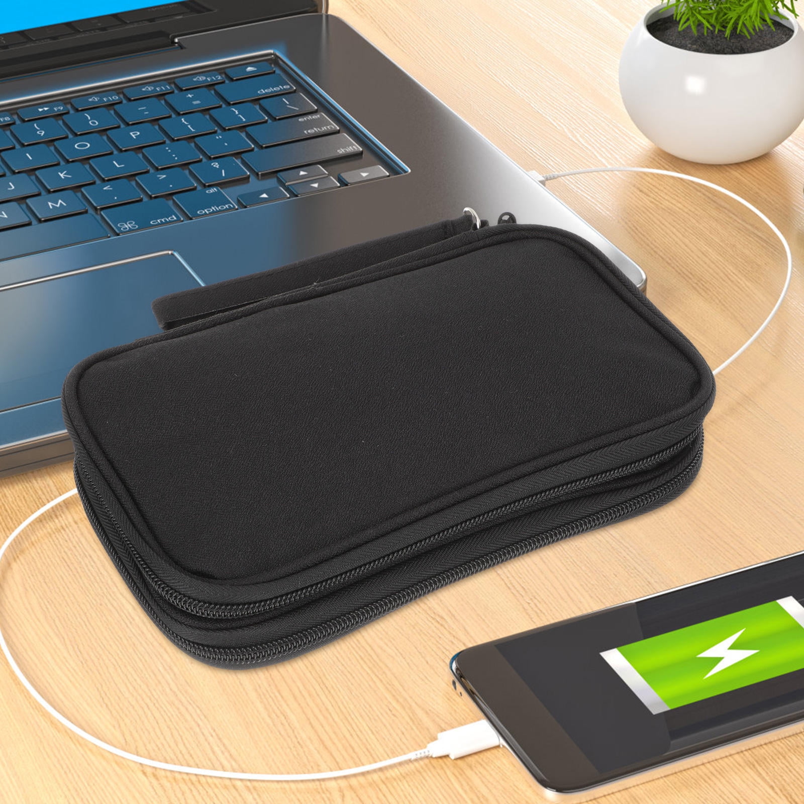 WHAMVOX Travel Digital Bag for Hard Drive Power Bank Headphone with ...