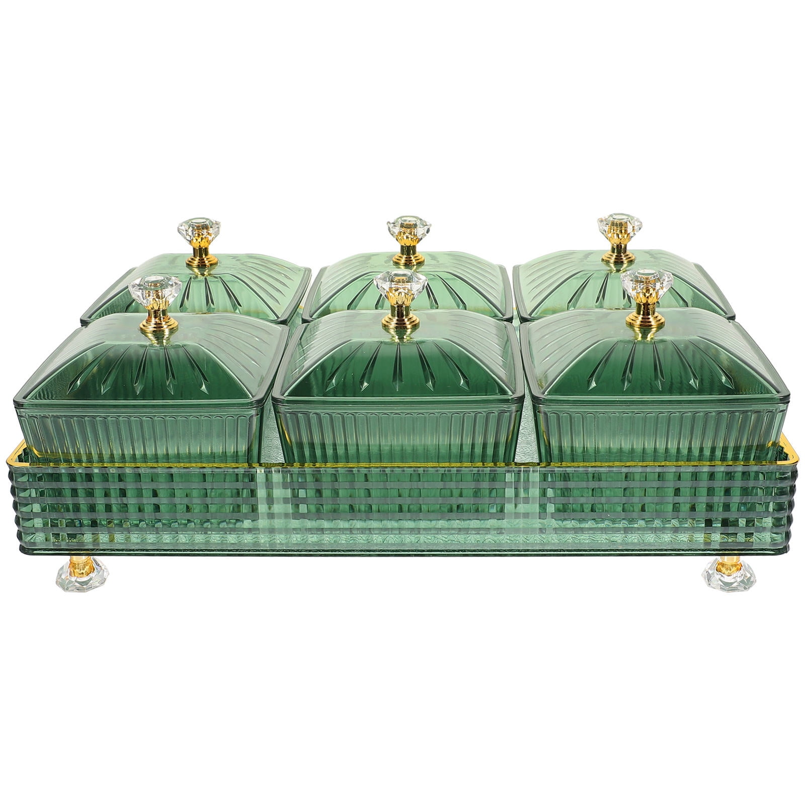 WHAMVOX Snack Tray with Dividers, Multi-Compartment Plate Platter for ...