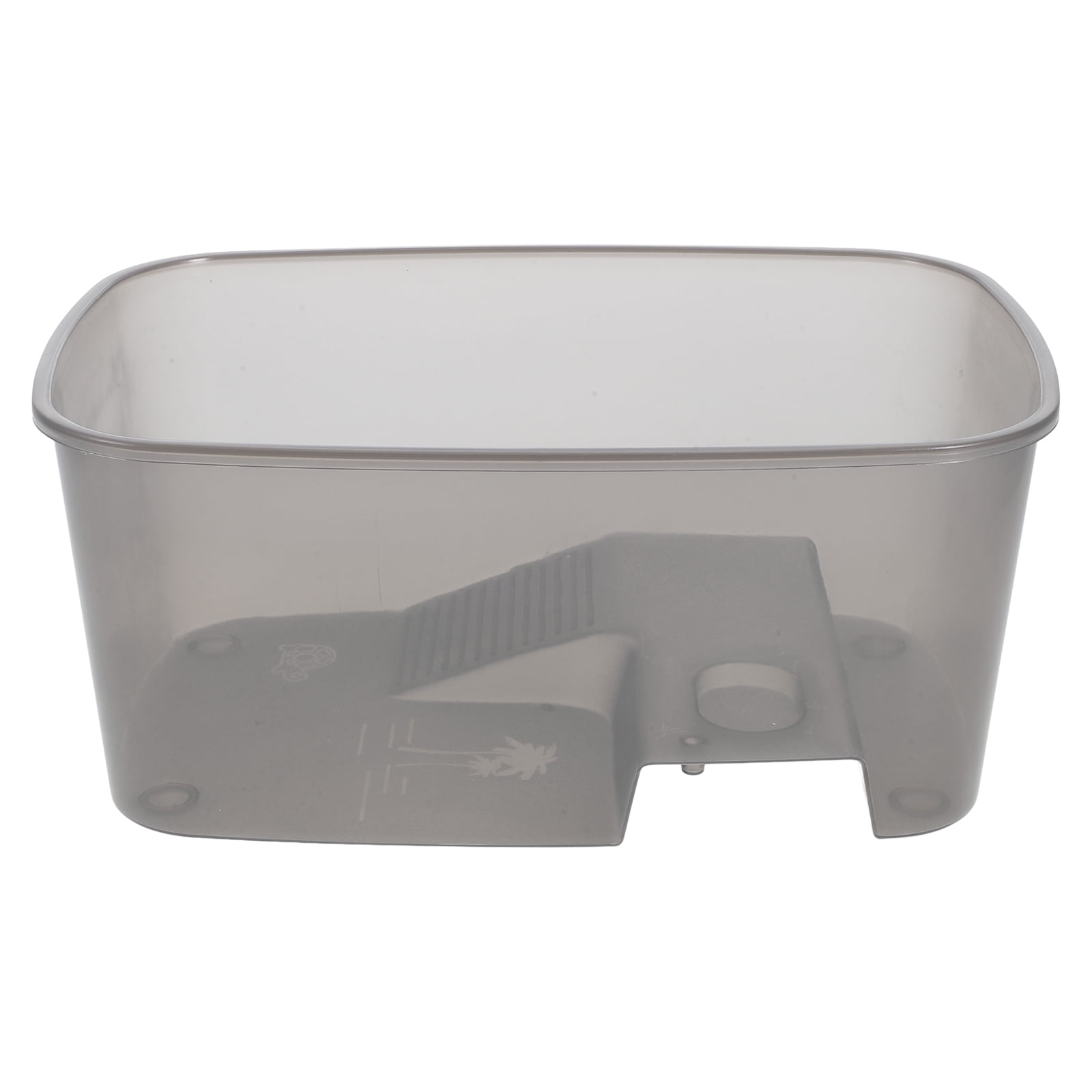 WHAMVOX Turtle Tank with Basking Platform Clear Plastic Turtle Habitat ...