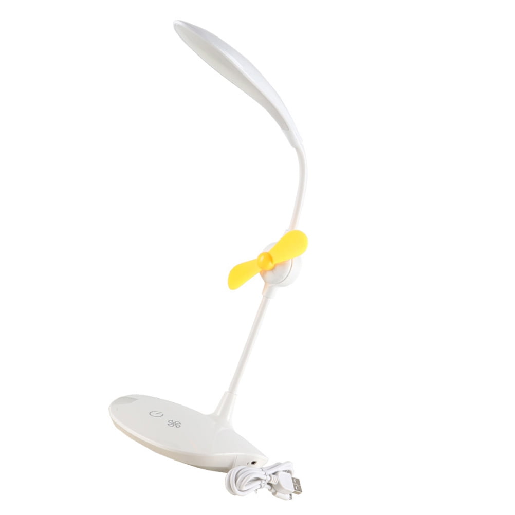 WHAMVOX USB Charging Table Lamp for Reading Use Durable Plastic White ...
