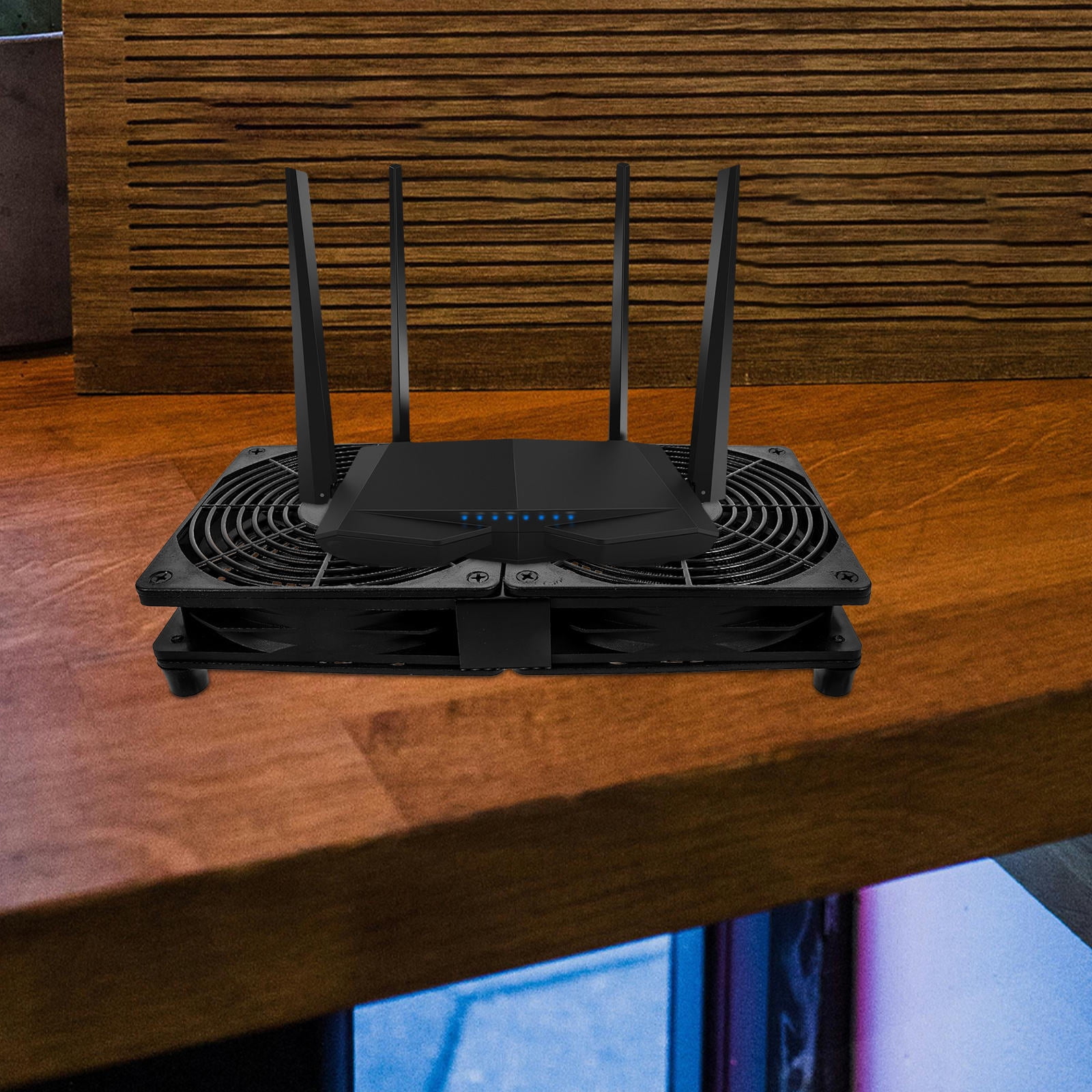 WHAMVOX USB Cooler Personal Cooling Fan Computer Fans Desktop Black ...