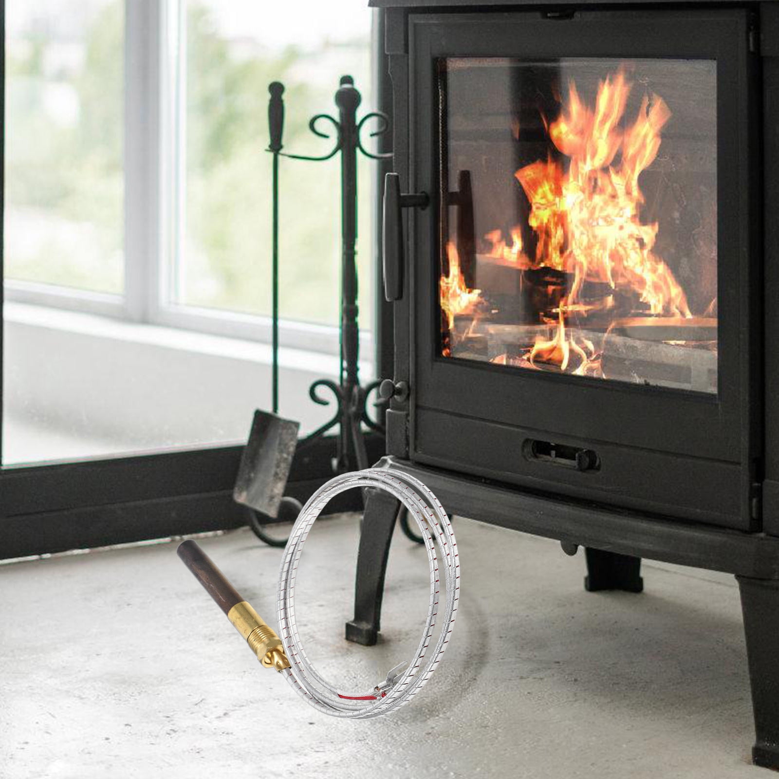 WHAMVOX Universal Gas Thermocouple For Fireplace Water Heater Parts Gas ...